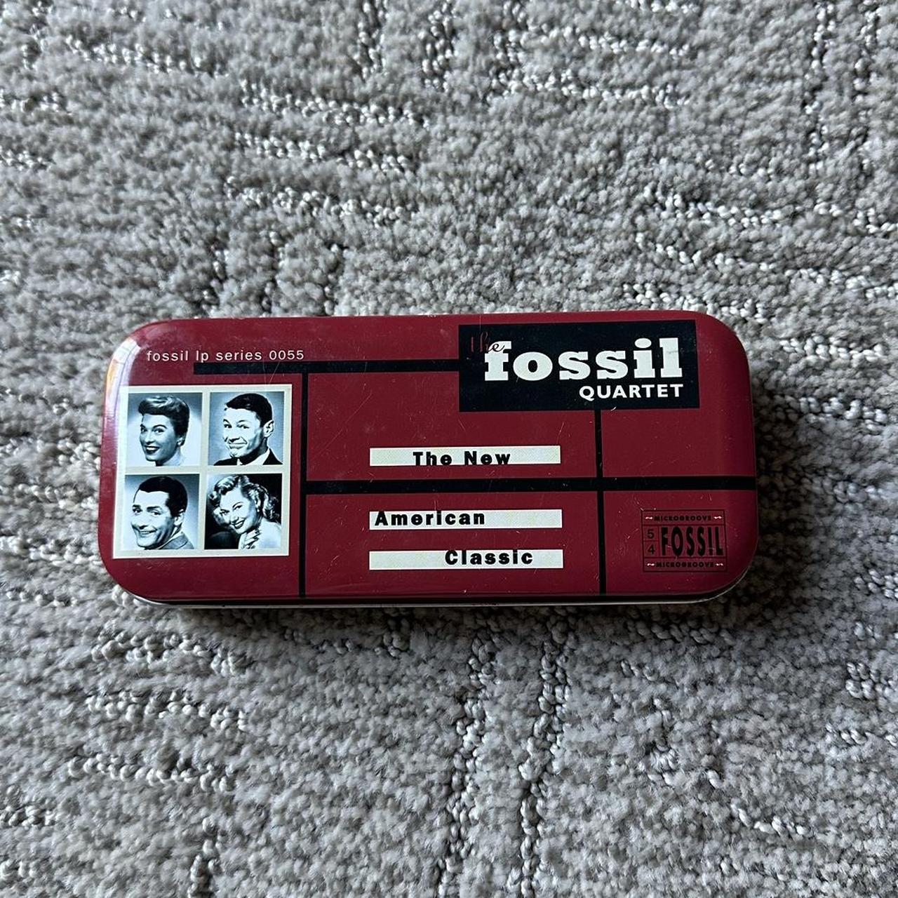 Vintage Fossil Watch box, original packaging... - Depop