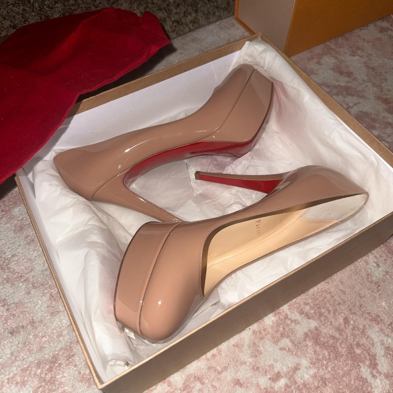 CHRISTIAN LOUBOUTIN AUTHENTIC IN BOX W DUSTBAG SIZE... - Depop