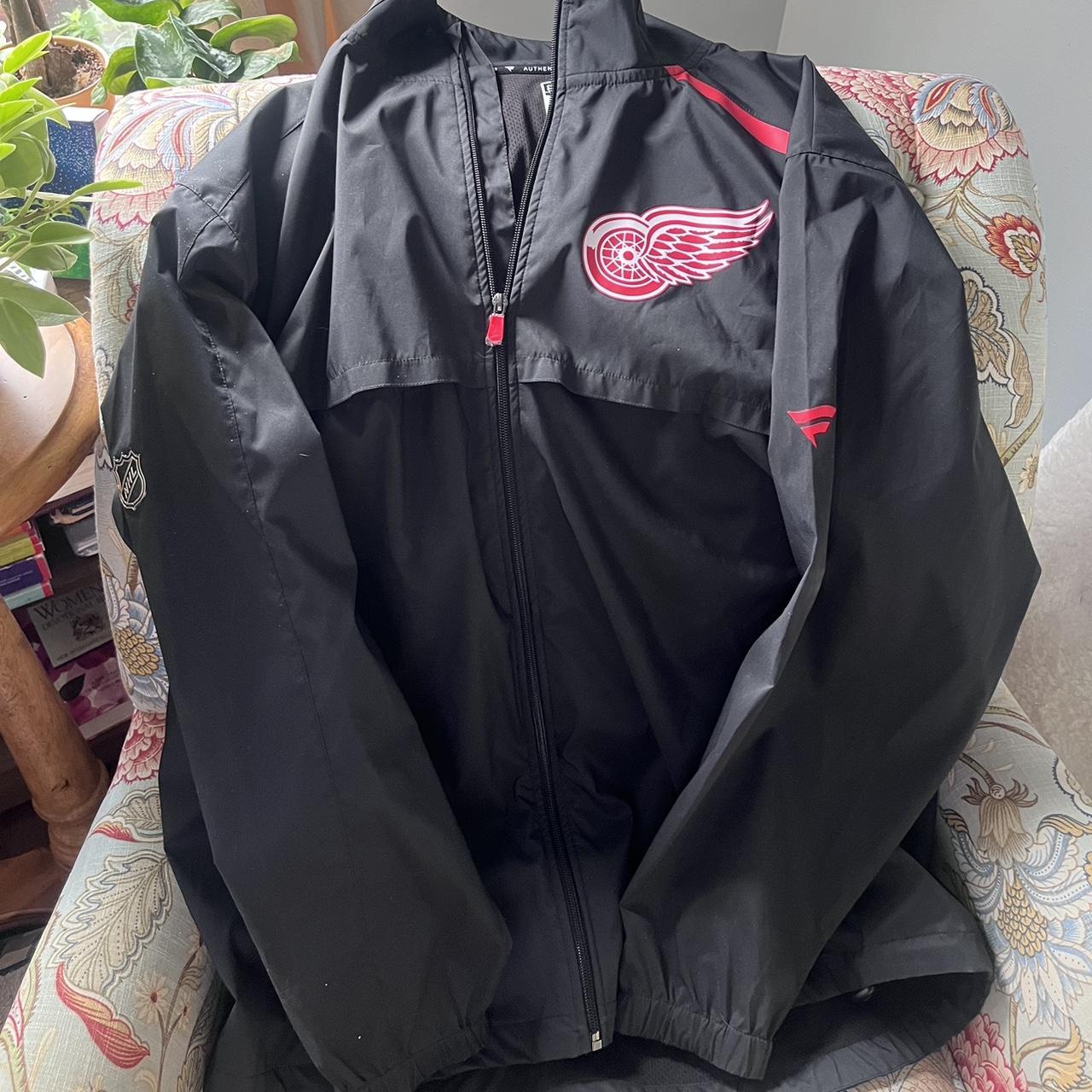 NHL Detroit Red Wings Jacket Fanatics Pro Size: XL... - Depop