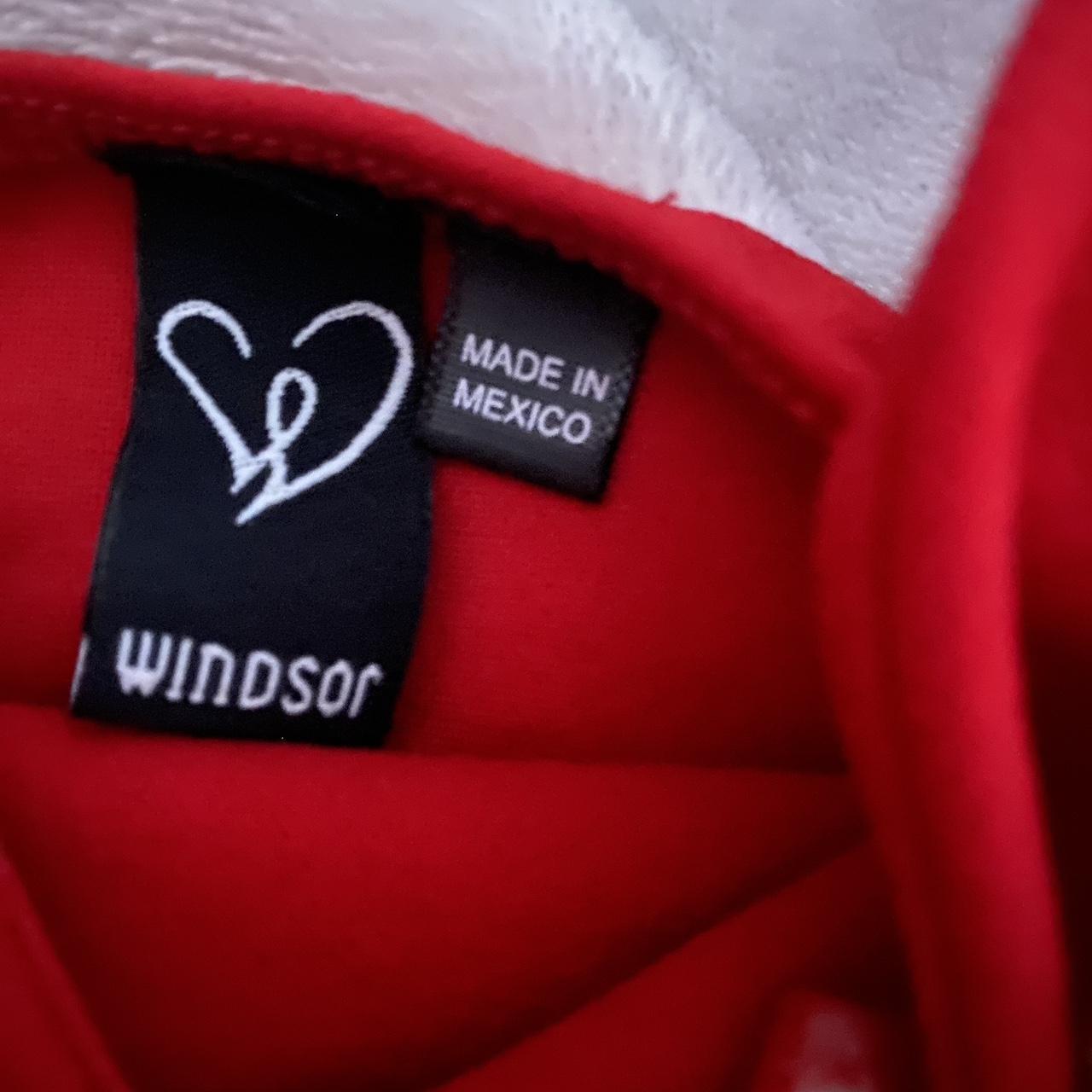 red windsor dress dress for party’s shapes body well... - Depop