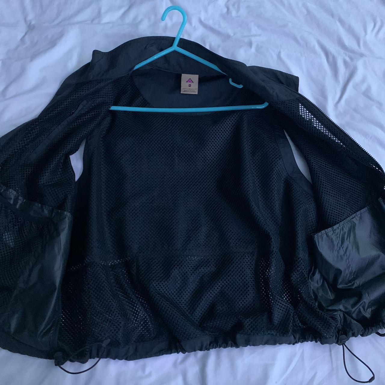 Nike ACG Utility Zip Vest Mesh material on lower... - Depop