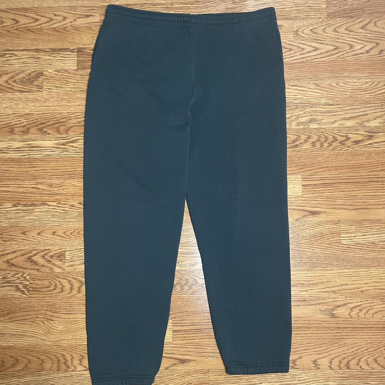 Vintage Wilson Blank Forrest Green Sweatpants Size... - Depop