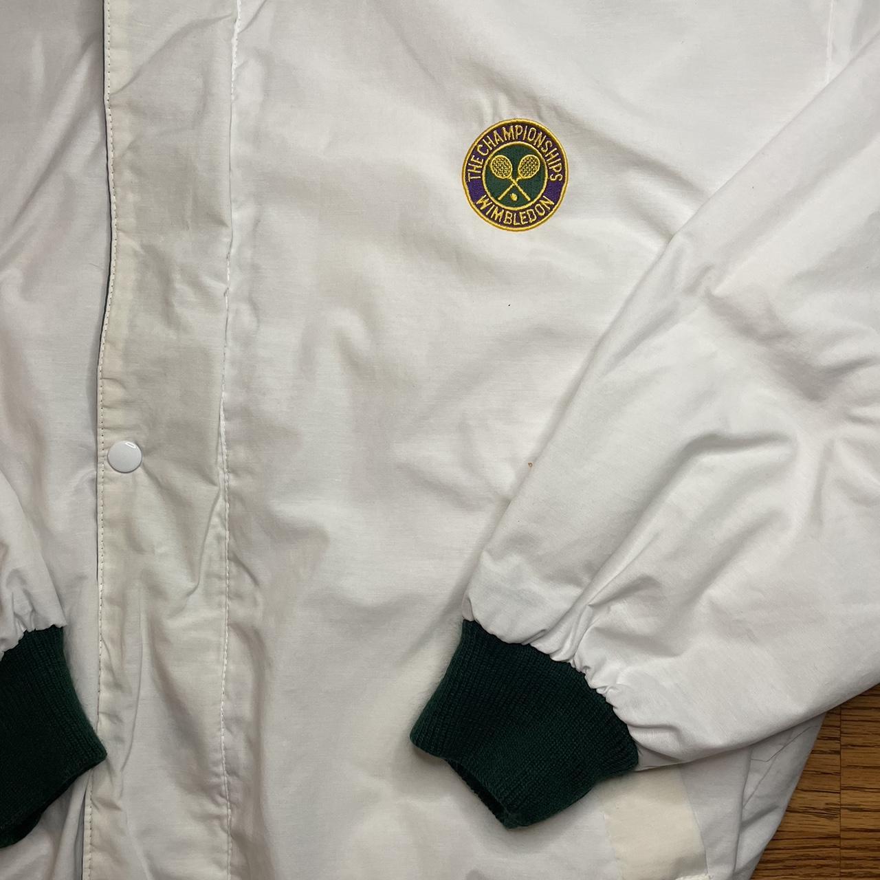 Vintage Wimbledon Tennis Championships Windbreaker... - Depop
