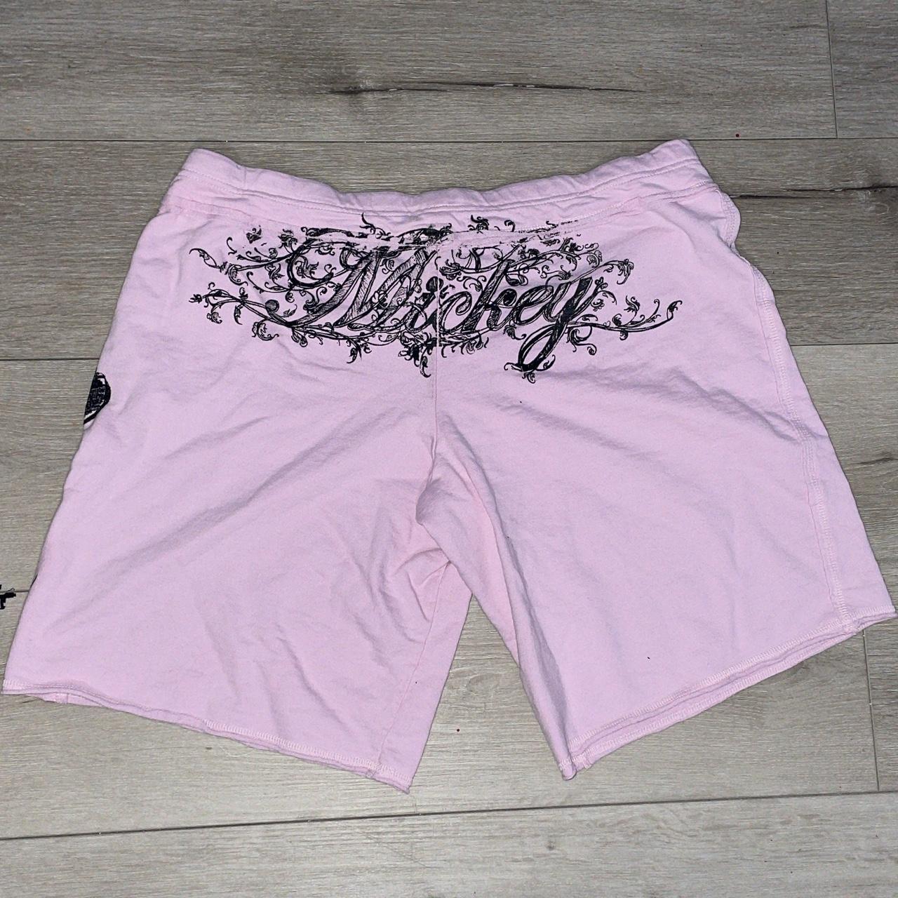 CRAZY CRAZY EMO GOTH GRUNGE MICKEY MOUSE SHORTS... - Depop