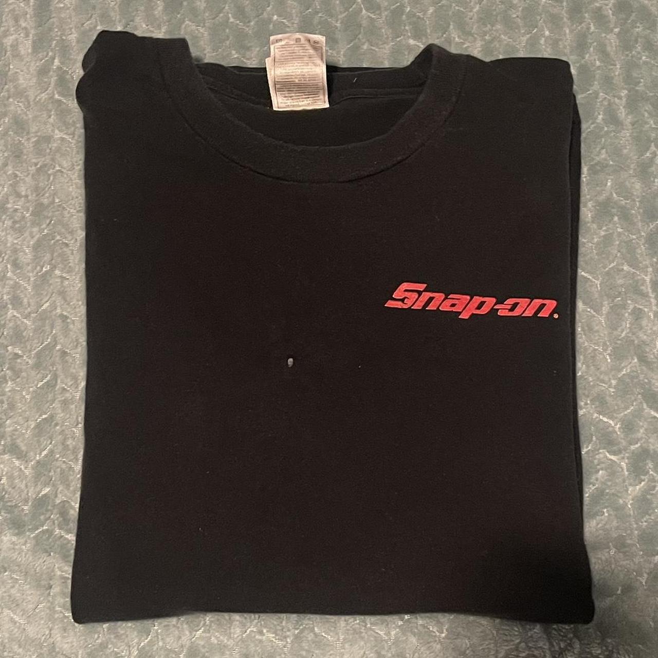 2000s snap on tee Xl Send offers Perfect... - Depop