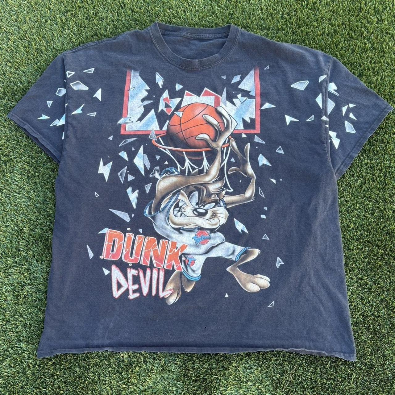Looney Tunes space jam Tasmanian devil Dunk... | Depop