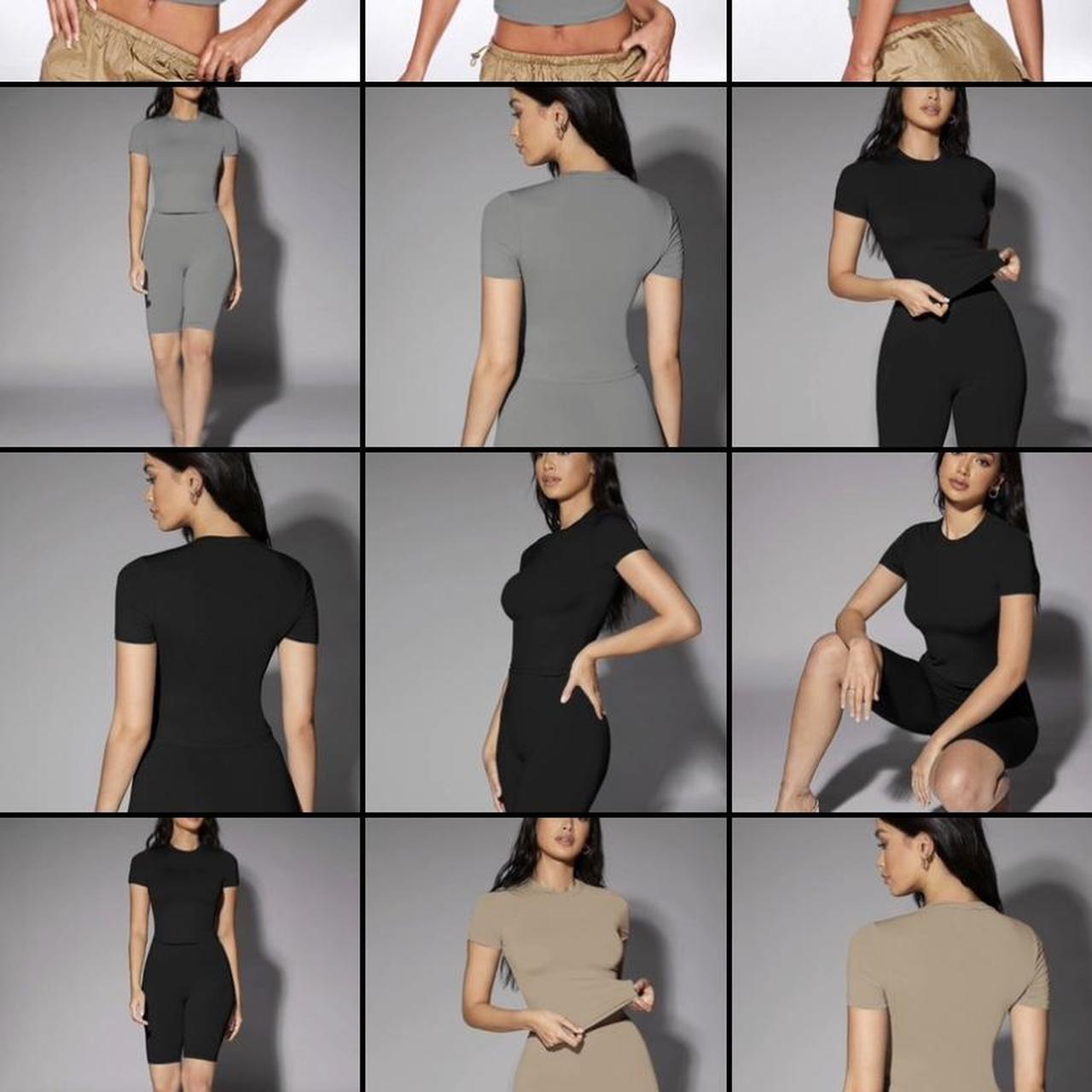 Solid fitted tee. All 3 colours!! (Khaki/beige,... - Depop