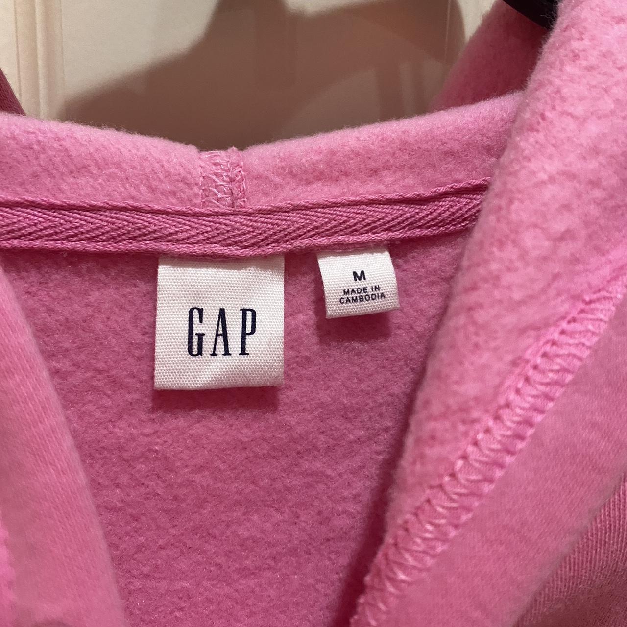 Bright pink Gap hoodie! Super soft and comfortable... - Depop