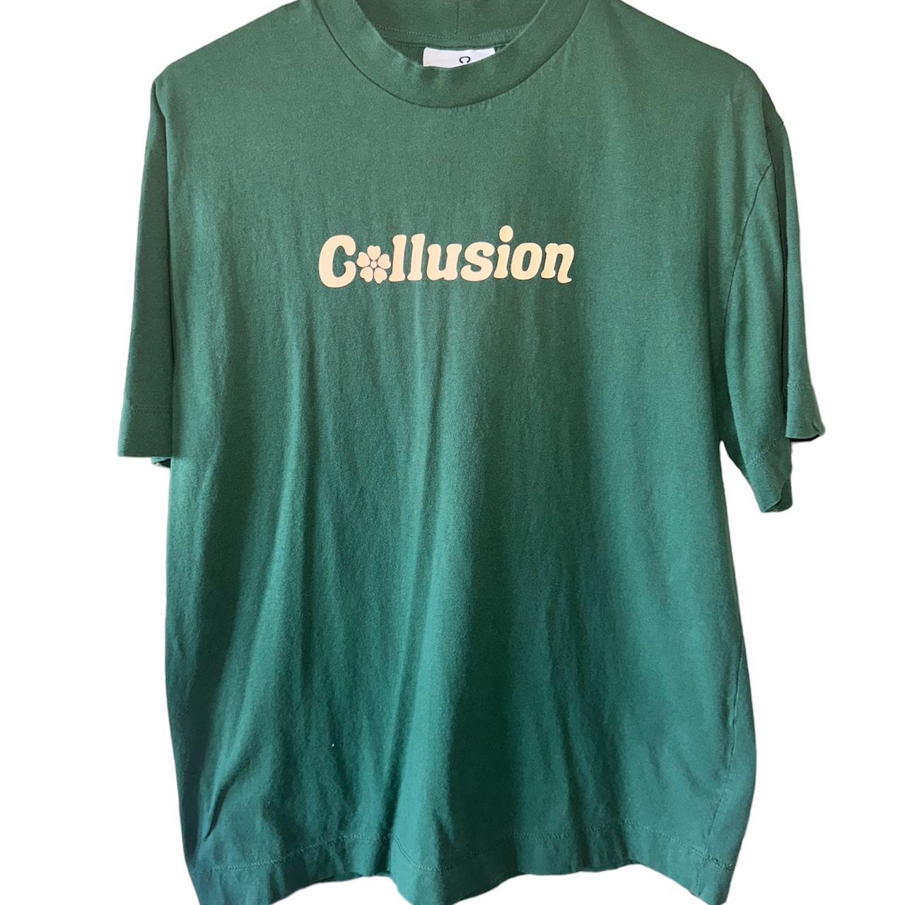 Collusion logo T-shirt - Depop