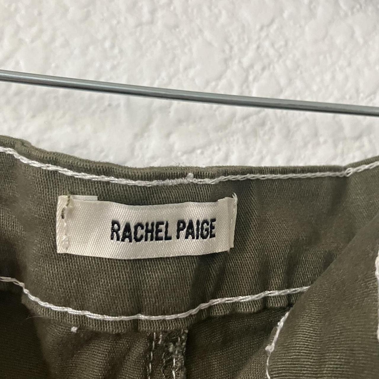 White outline, green cargo pants - Rachel Paige... - Depop