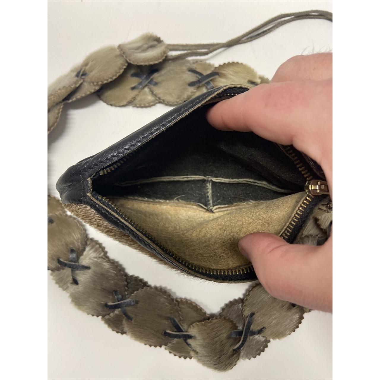 Vintage Seal Skin Fanny Pack Coin Purse Boho... - Depop