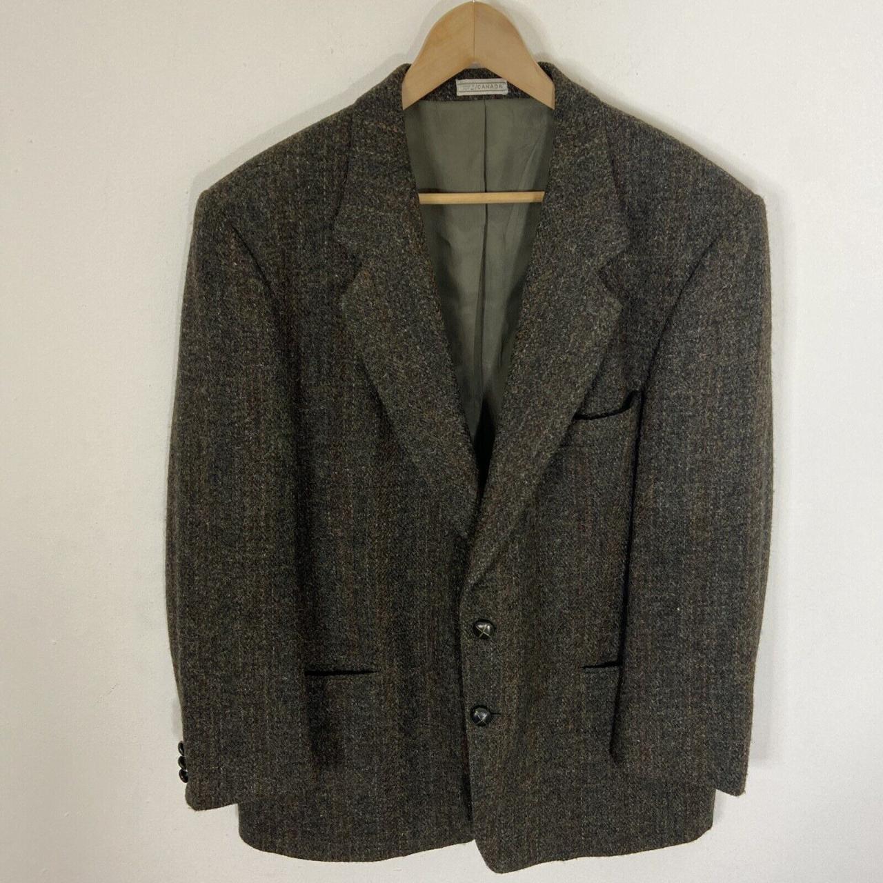 Harris Tweed Leishman Men 44R Scottish Wool Blazer... - Depop