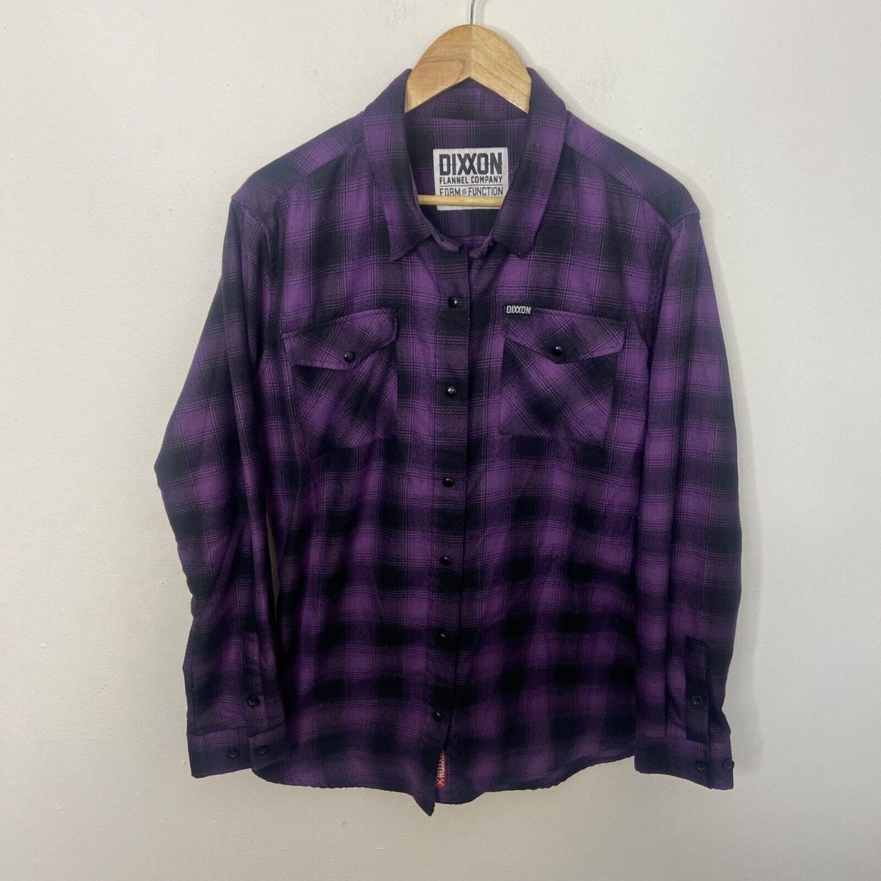 Dixxon Flannel Woman XL The Royalty Purple Plaid... - Depop