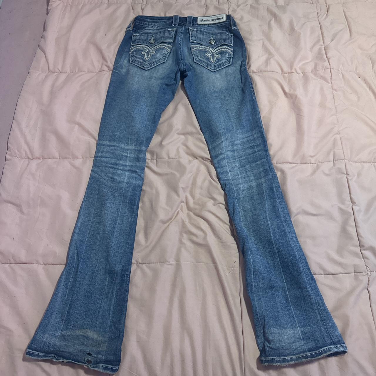 Rock Revival bootcut size 25 jeans Minimal damage... - Depop