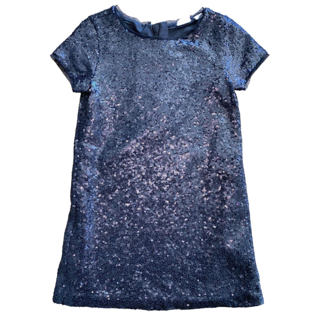 Gap Kids Size XS 4-5 Black Sequin Short Sleeve Party... - Depop