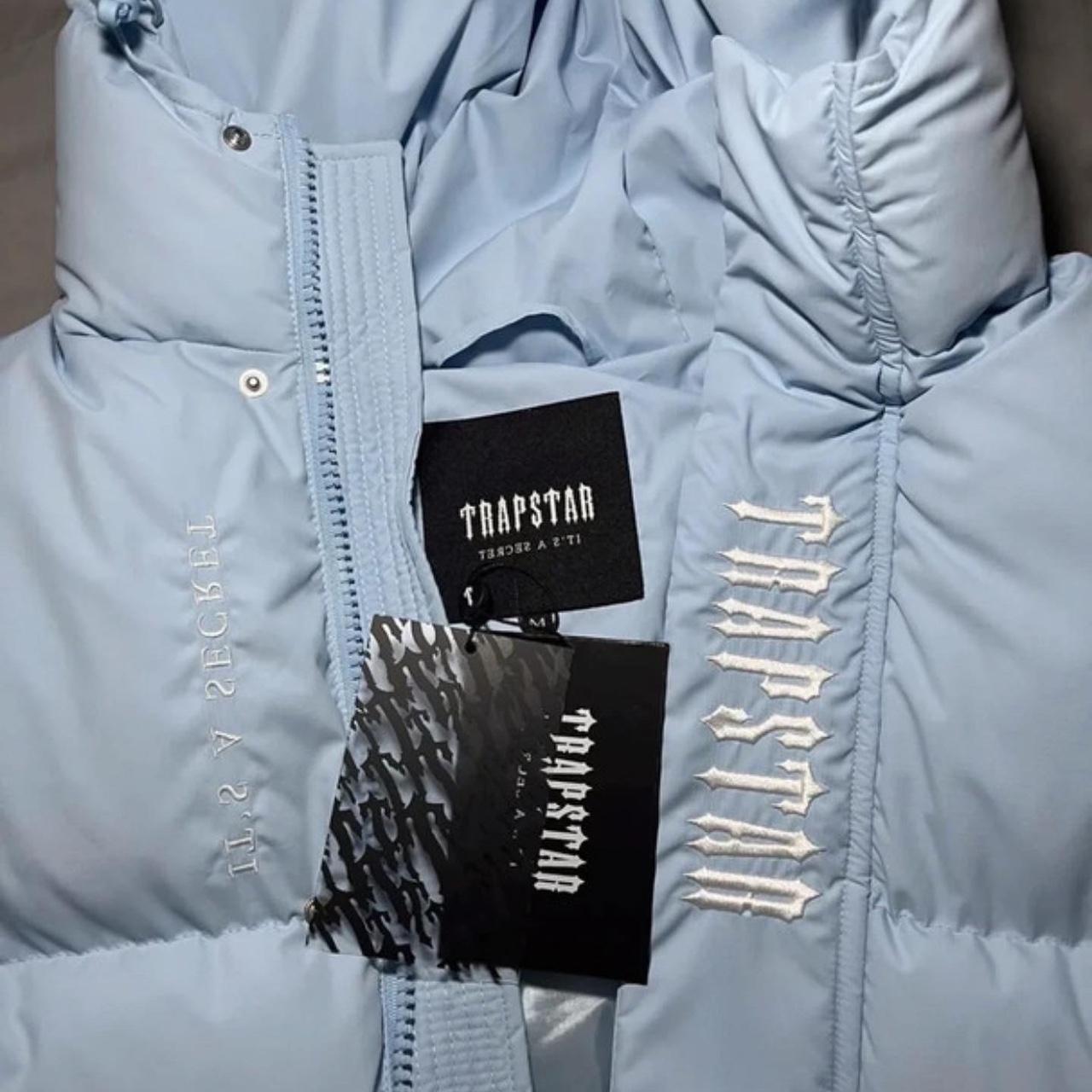 🐬🌐 Blue Trapstar Decoded Jacket 🌐🐬 Size Medium and... - Depop