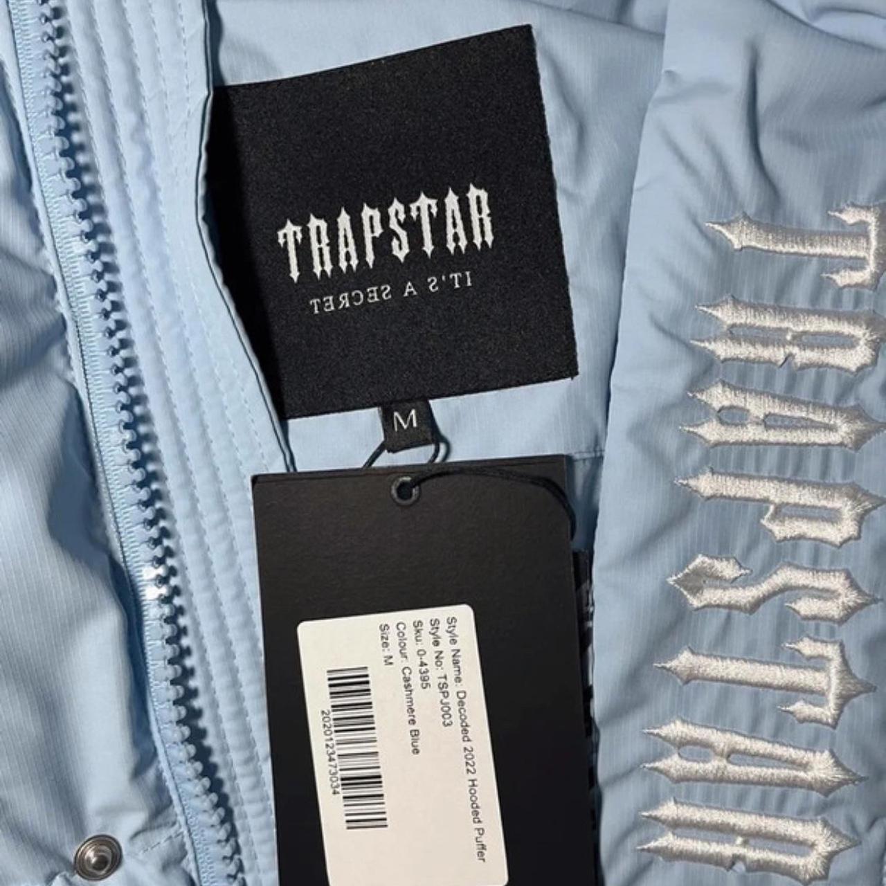 🐬🌐 Blue Trapstar Decoded Jacket 🌐🐬 Size Medium and... - Depop
