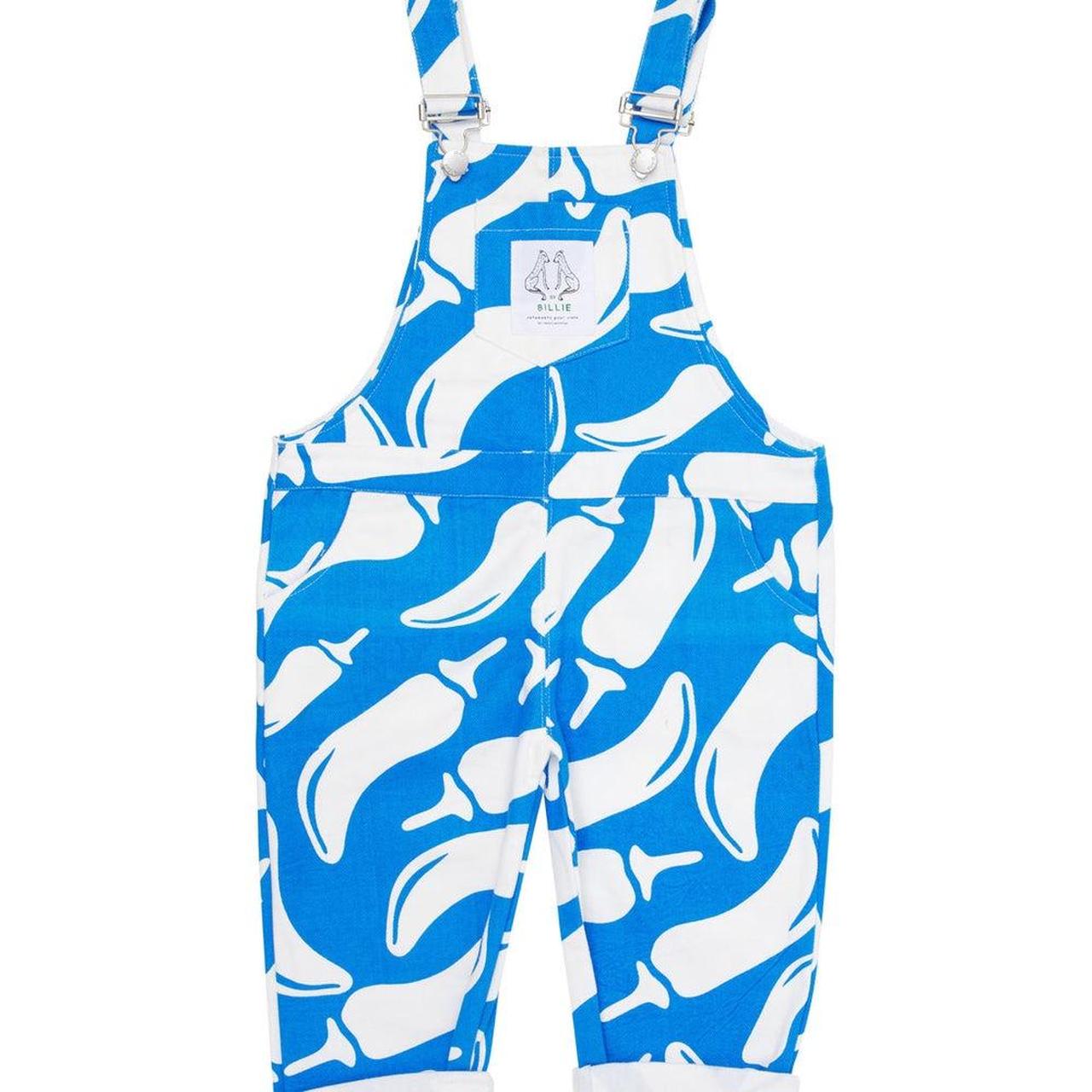 By Billie Blue Baby/Toddler Overalls Size 2 Worn... - Depop