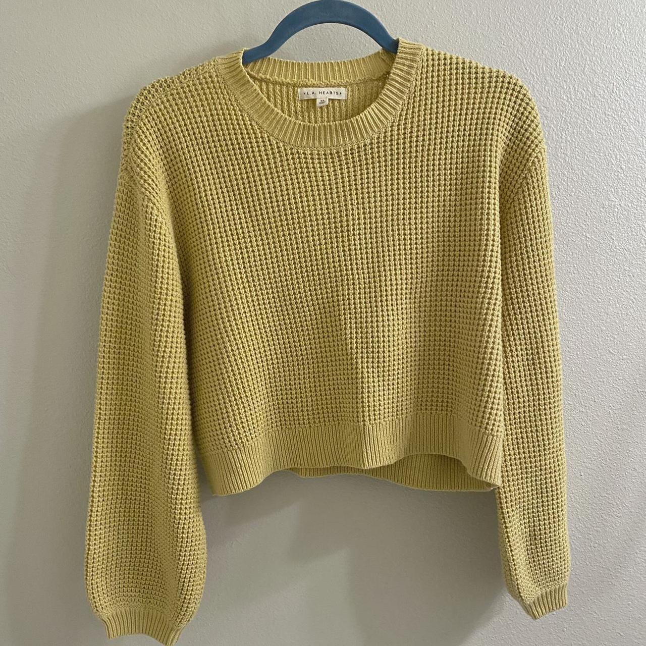 yellow LA hearts pacsun sweater love this but just... - Depop