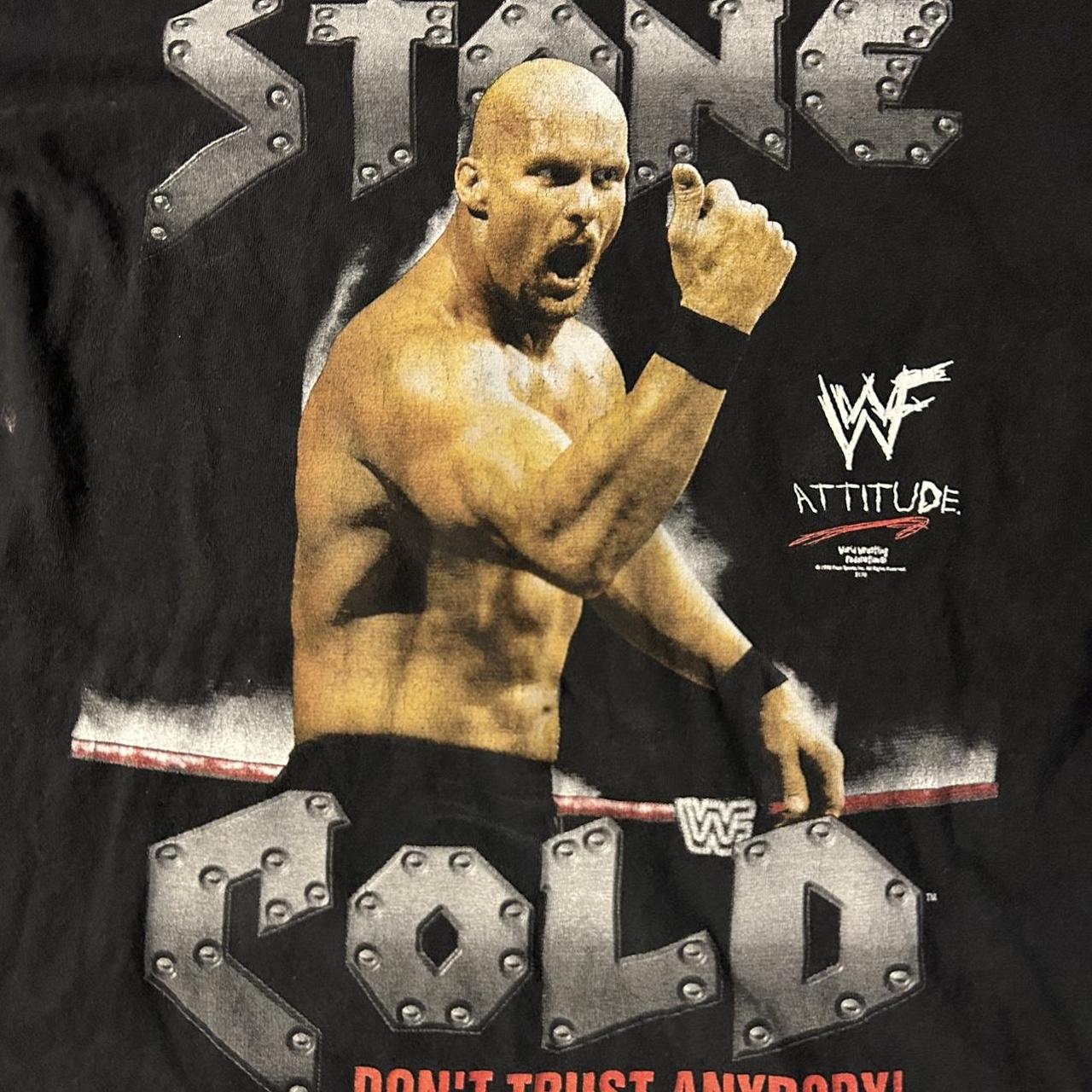 1998 WWF STONE COLD DONT TRUST ANYBODY LONG... - Depop