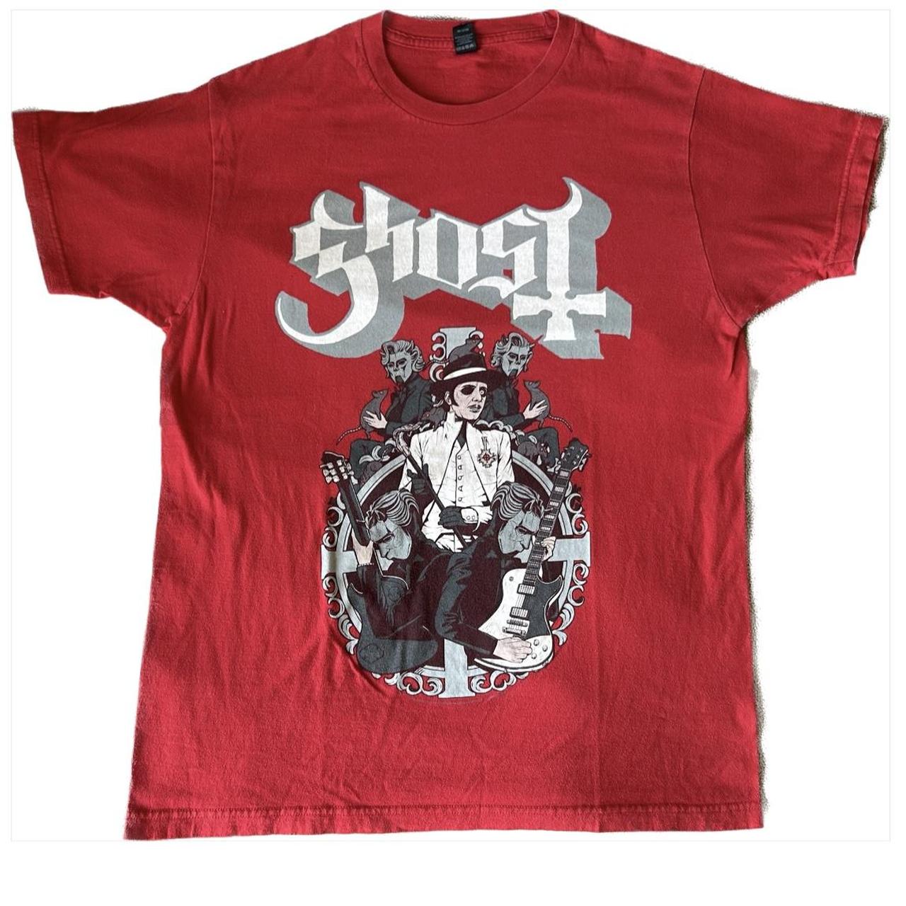 GHOST BAND TEE SIZE L TULTEX TAG #GHOST - Depop
