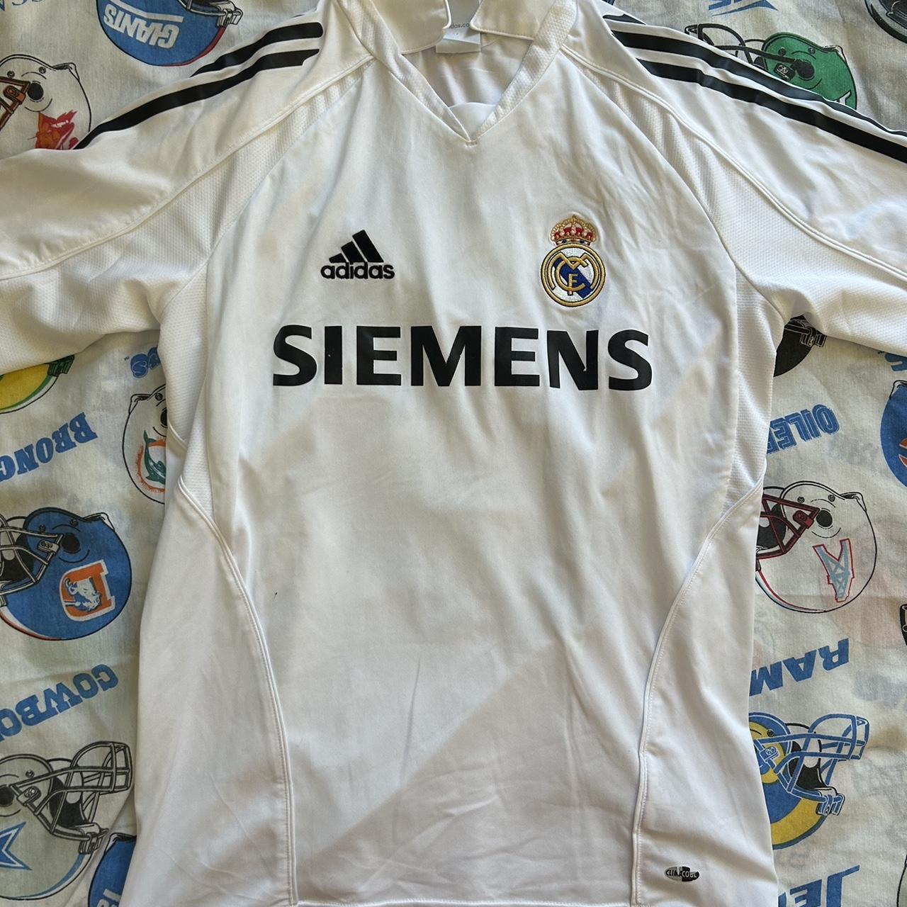 vintage david beckham adidas real madrid jersey the... - Depop