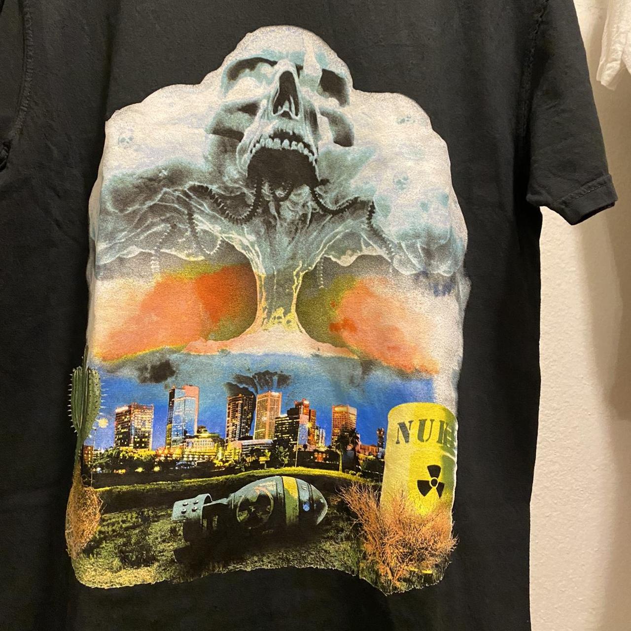 Modern Gothic Goth Nike Nuclear Skeleton Skull... - Depop