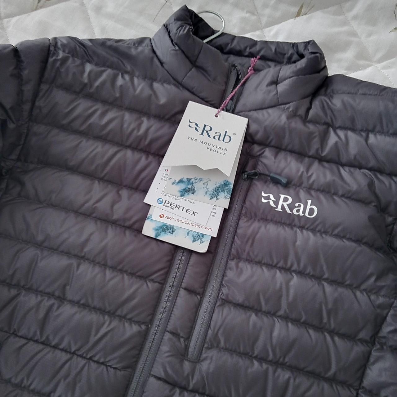 Rab microlight jacket steel colour size small fit a... | Depop