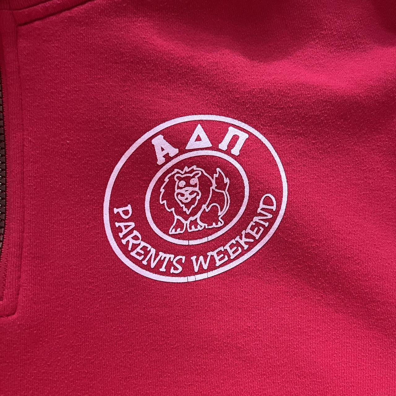 Alpha Delta Pi Indiana Quarter Zip (2010) -9/10... - Depop