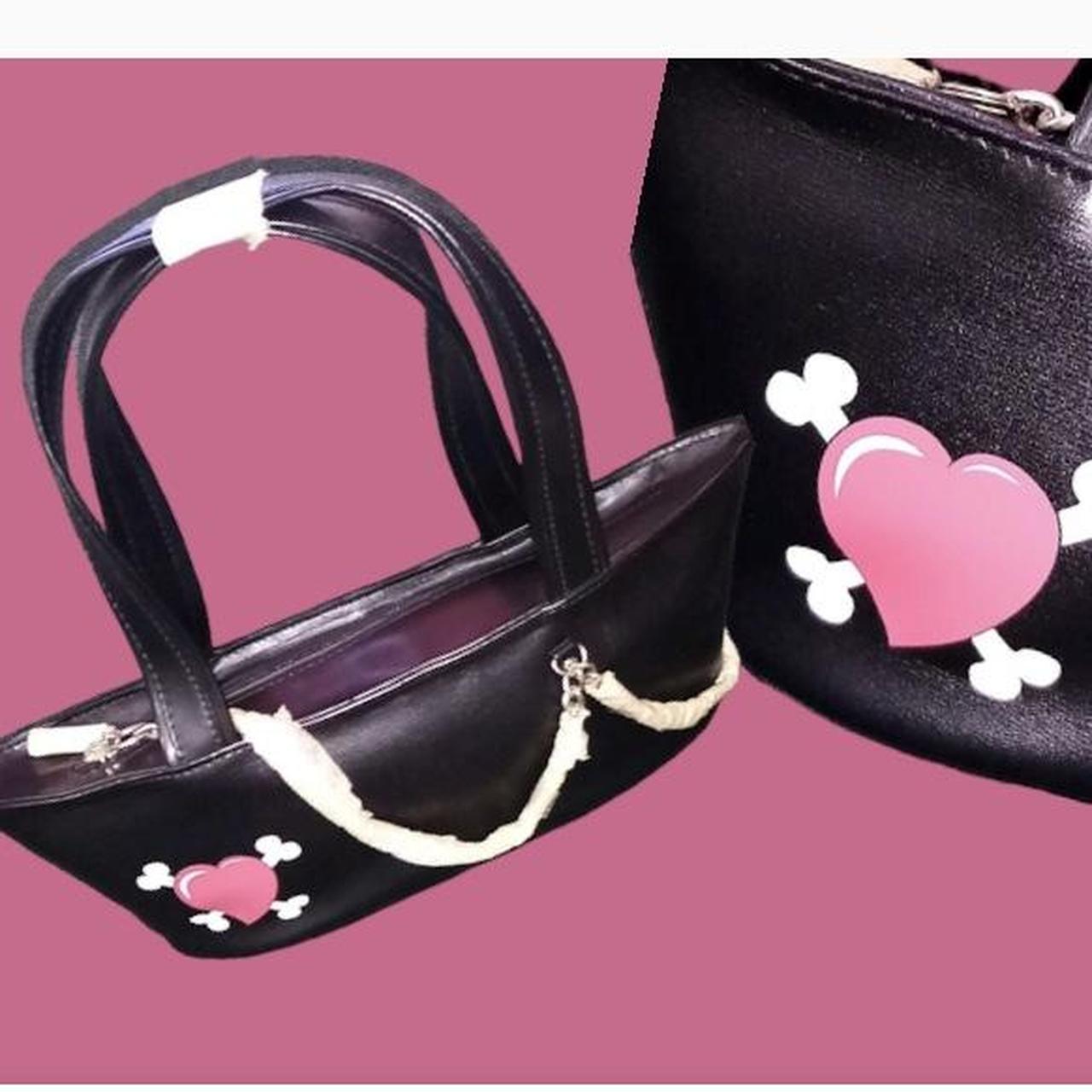 Women's Black and Pink Bag | Depop