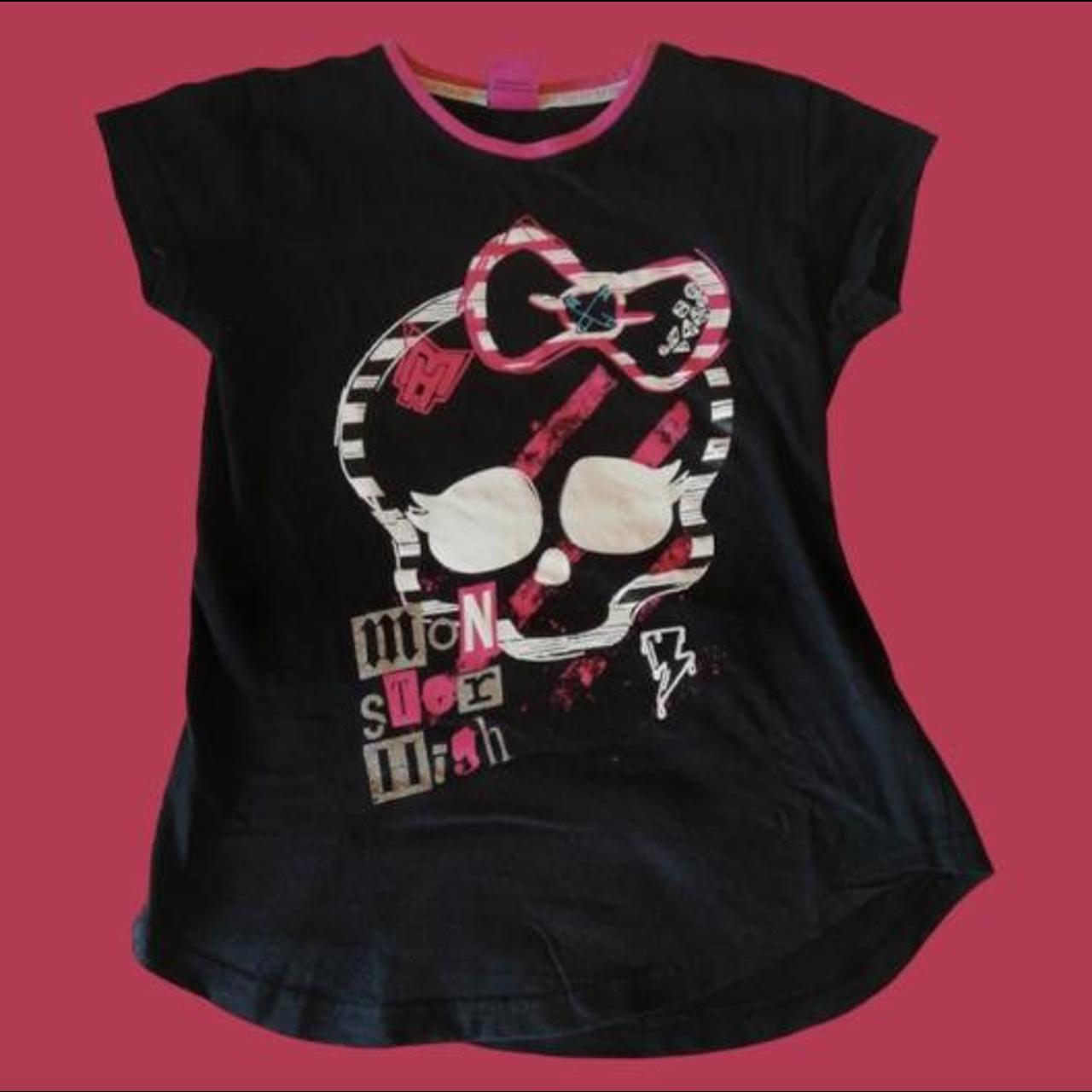 Official Monster High t-shirt, skull, size XS / 6... - Depop