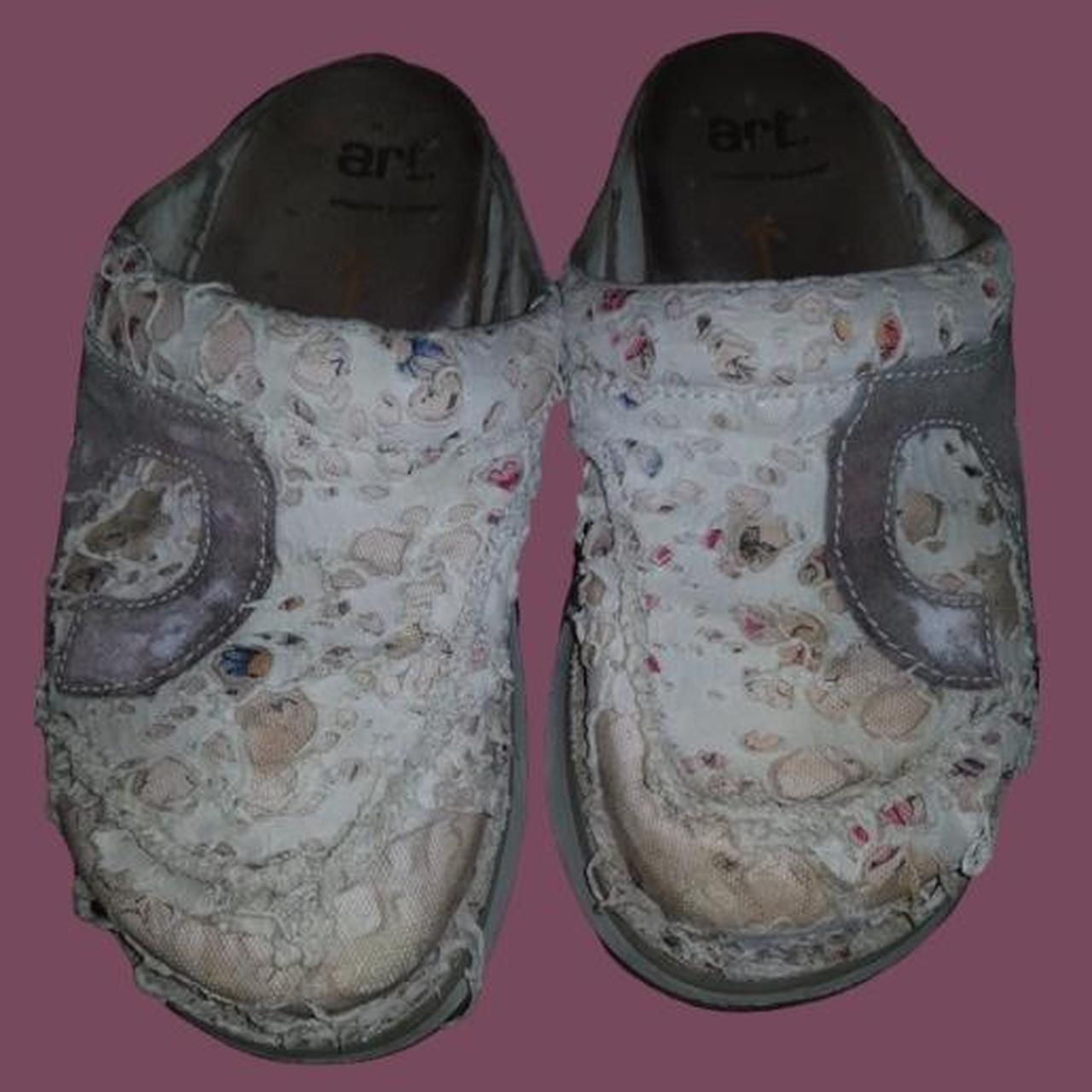 Art brand clogs, 2000s, with platform, very high... - Depop