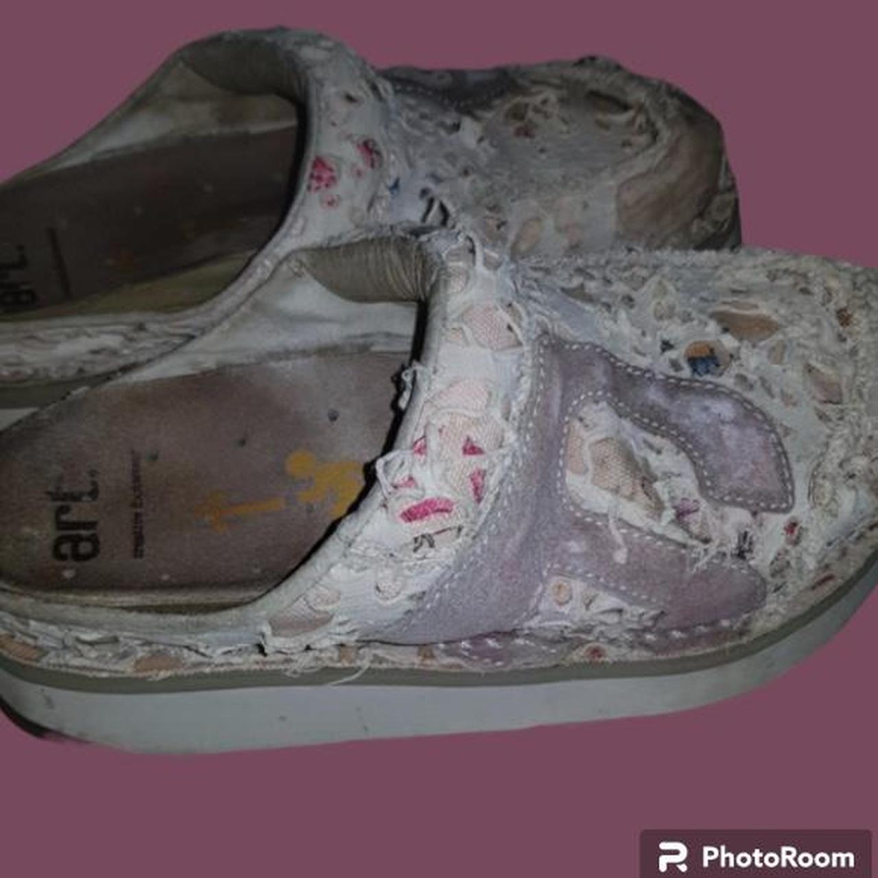 Art brand clogs, 2000s, with platform, very high... - Depop