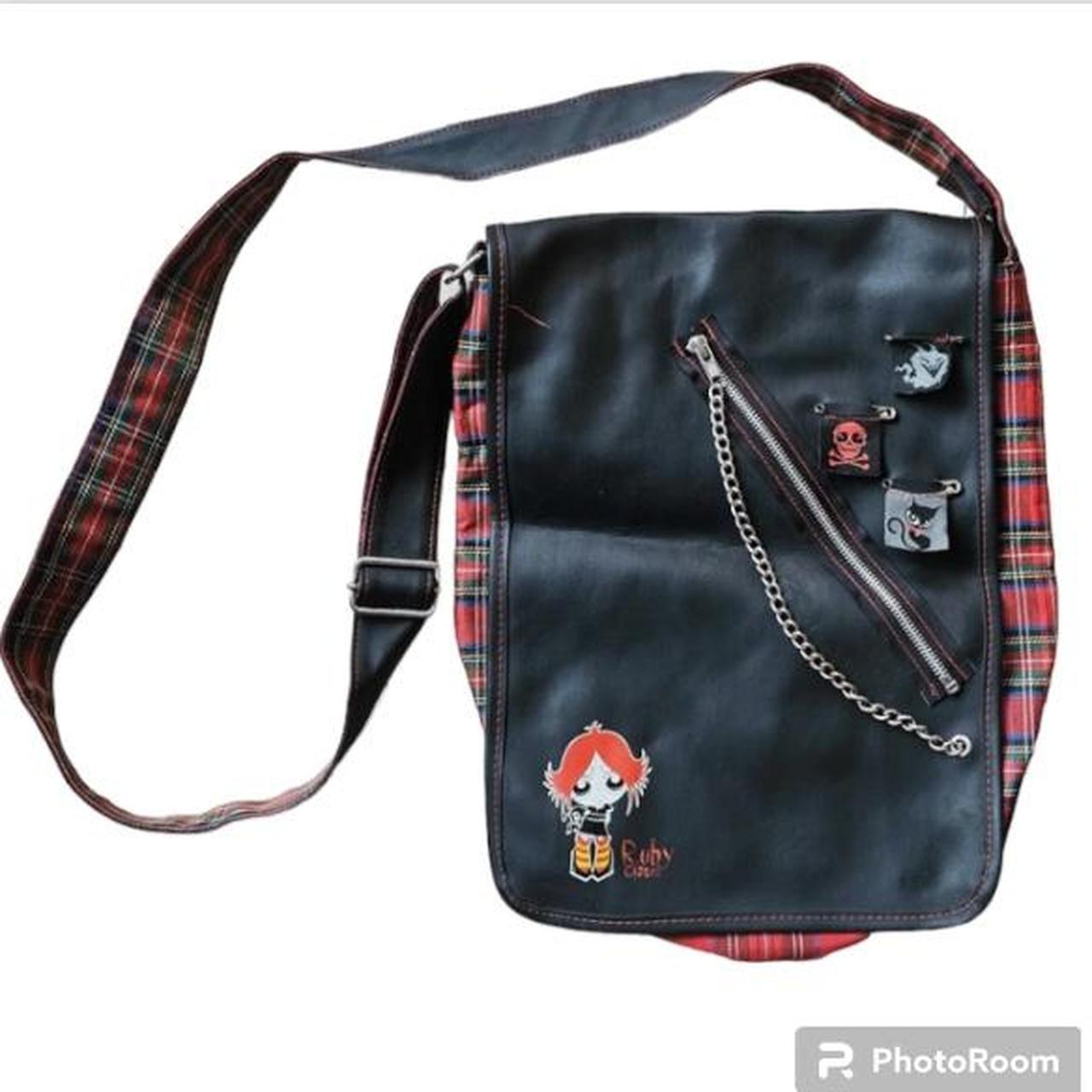RUBY GLOOM brand shoulder bag GOTH style, meassures... - Depop