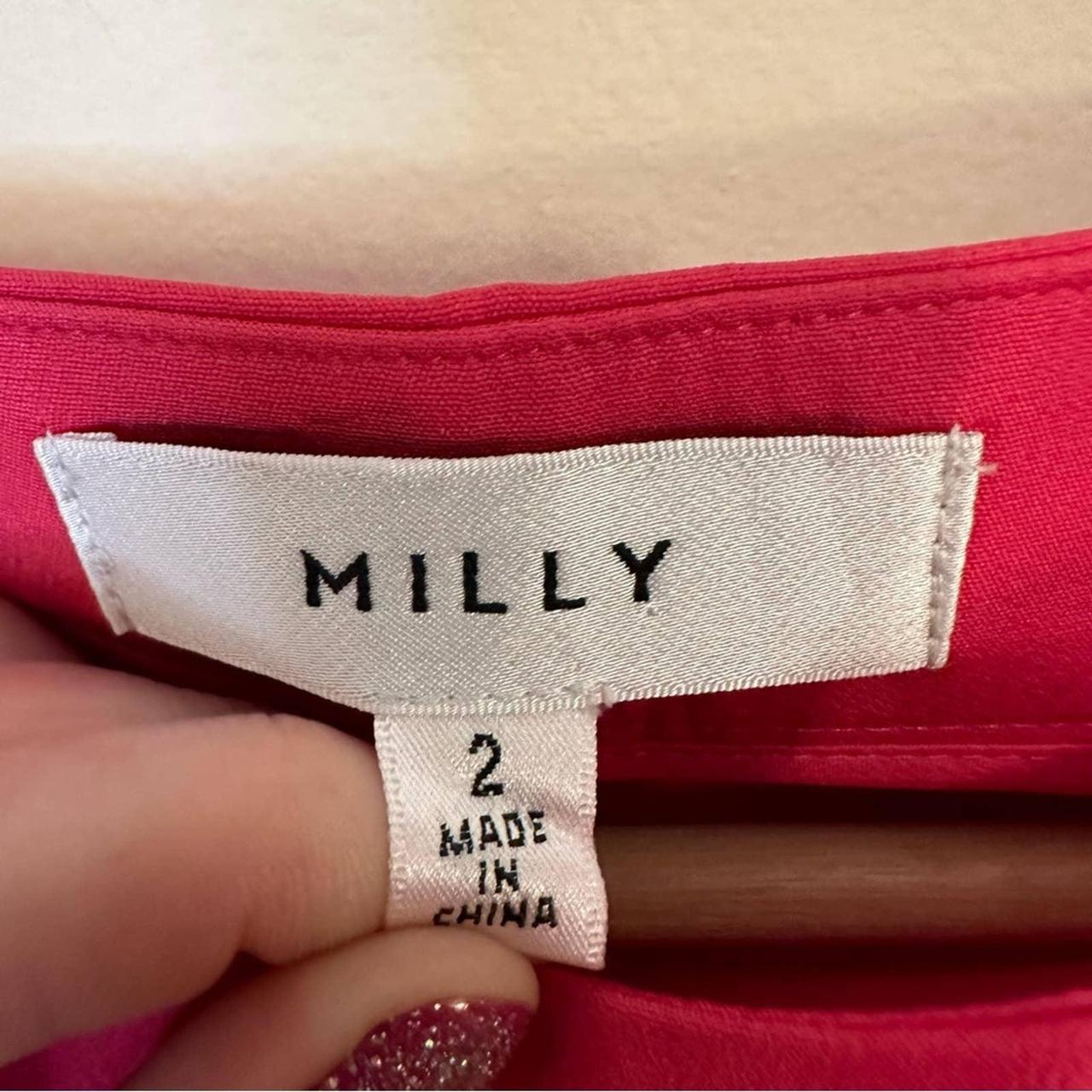 Milly Hot Pink Barbiecore Hot Shorts With Buttons... - Depop