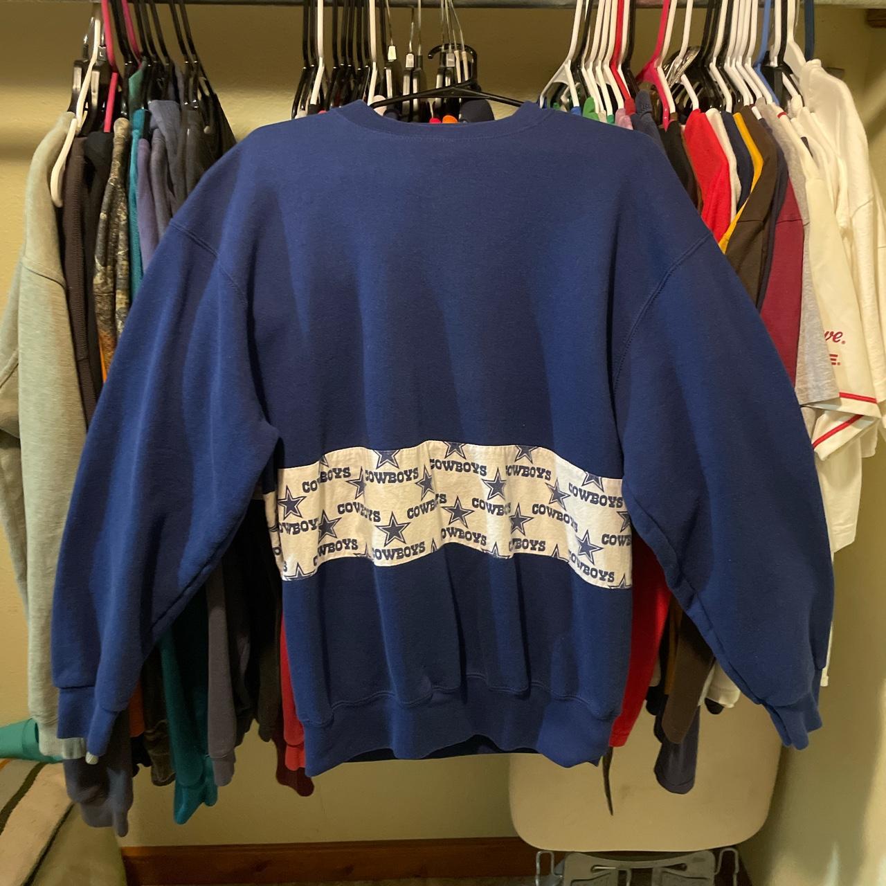 90s Custom Cowboys crewneck One of one Size L - Depop