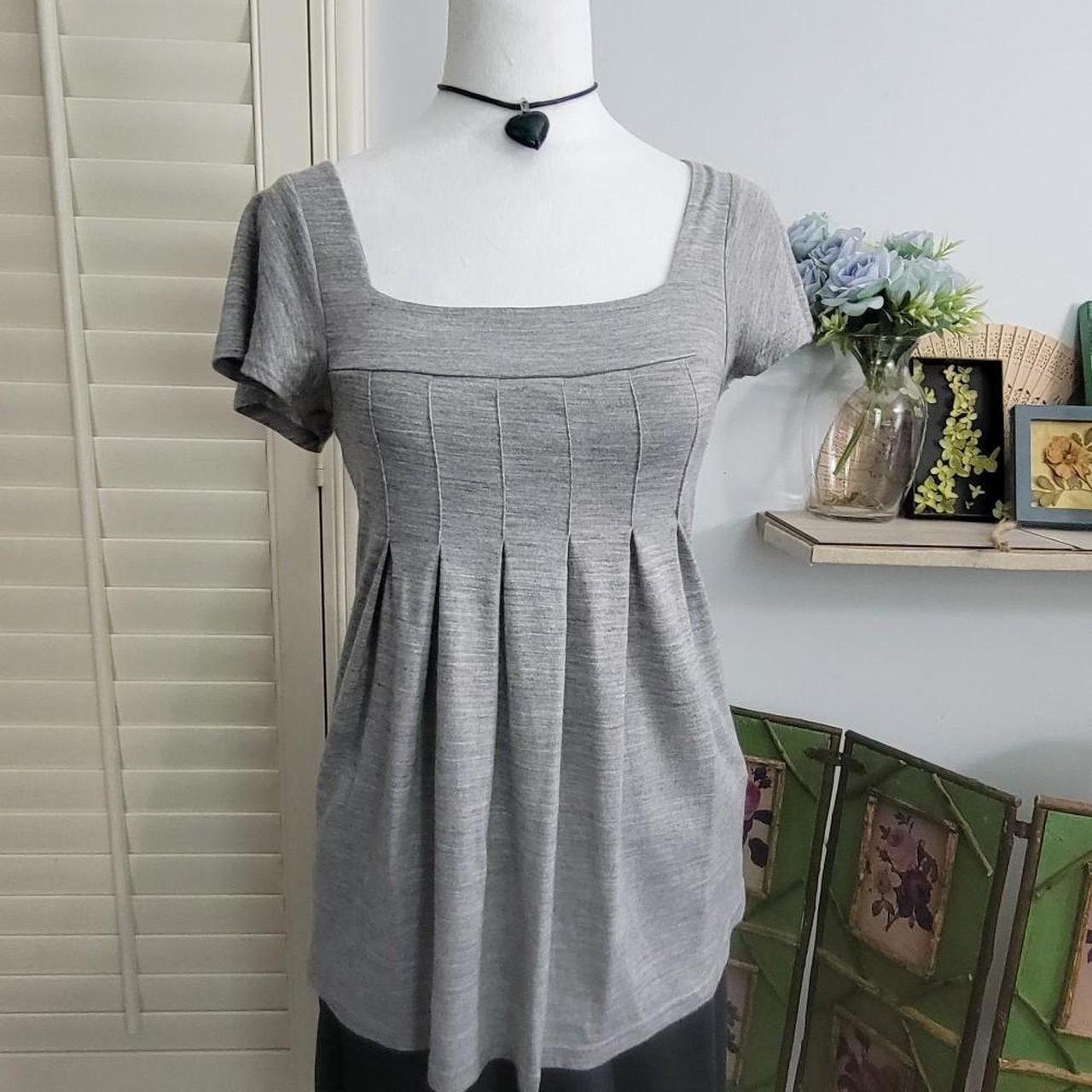 Serious offers only please :) Grey square neck... | Depop