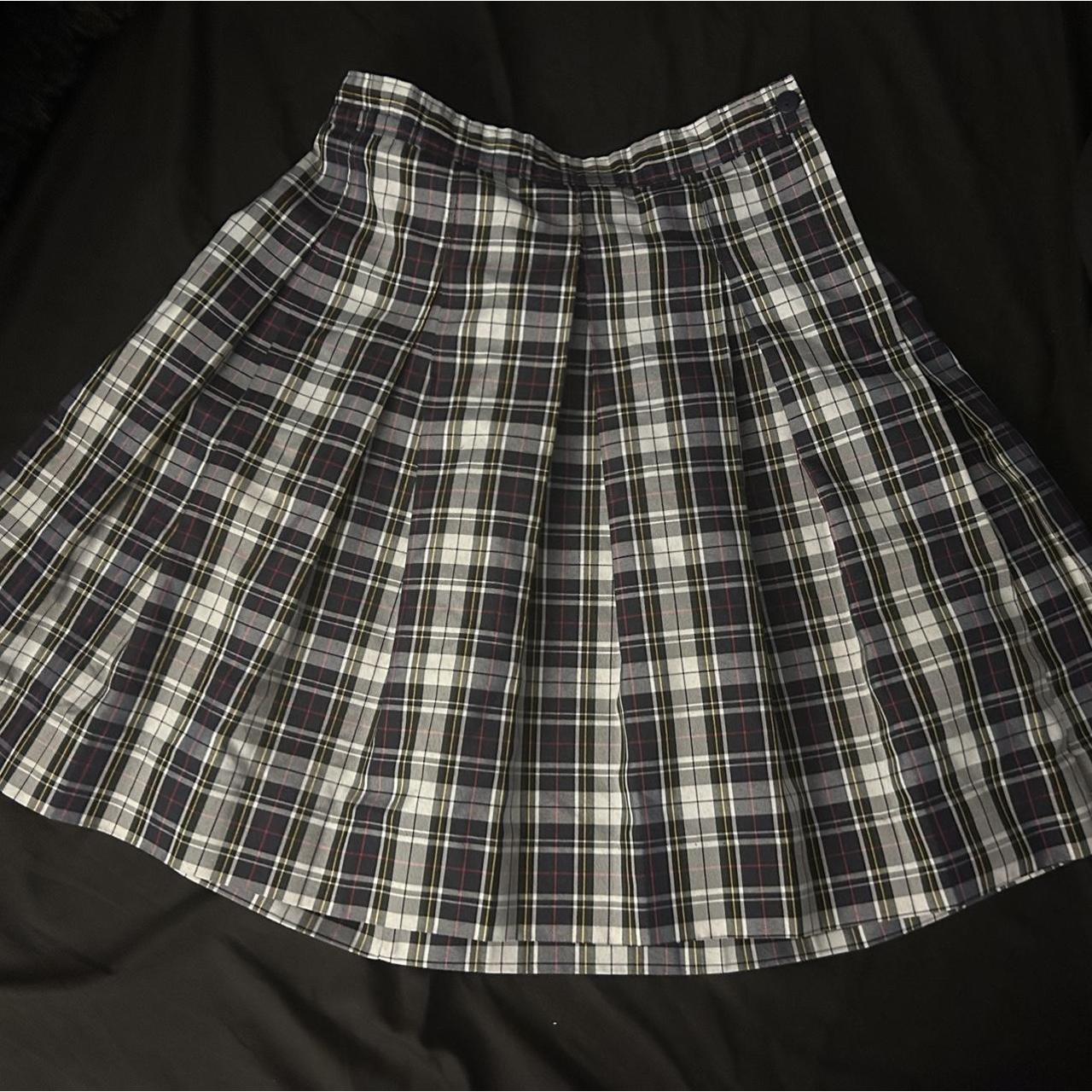 Uniform skirt , cute for school and outfits , worn... - Depop