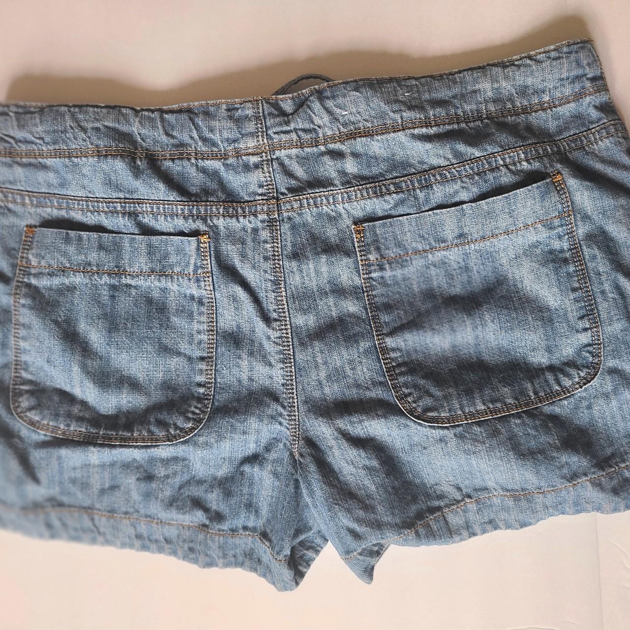Wear it declare it light washed drawstring shorts... - Depop