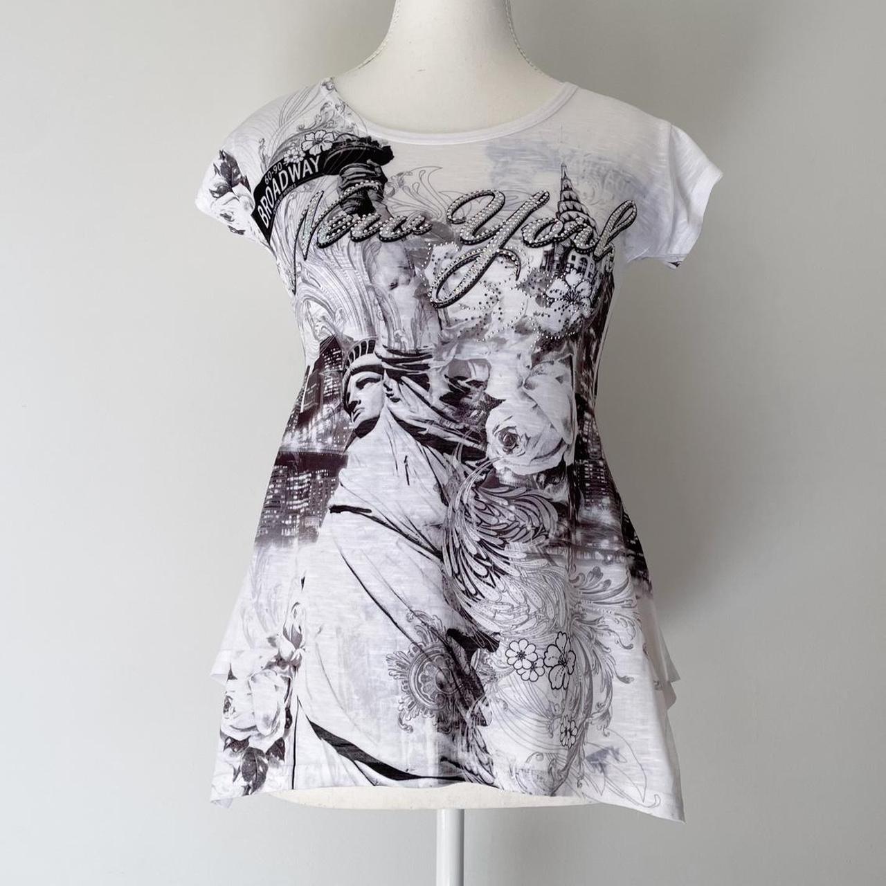 top y2k rhinestones - made in the USA - this piece... - Depop