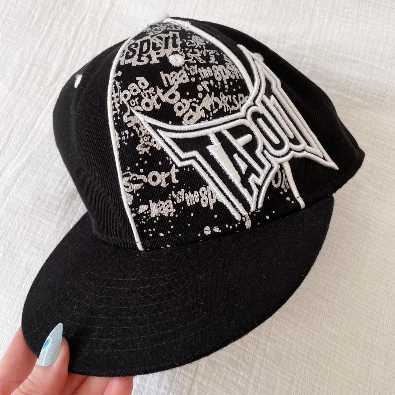 tapout cap - black and white colourway - 100%... | Depop