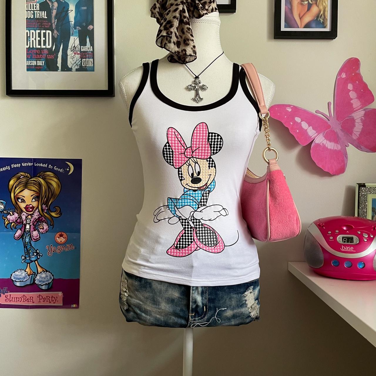 minnie mouse tank top y2k - brand new top without... | Depop