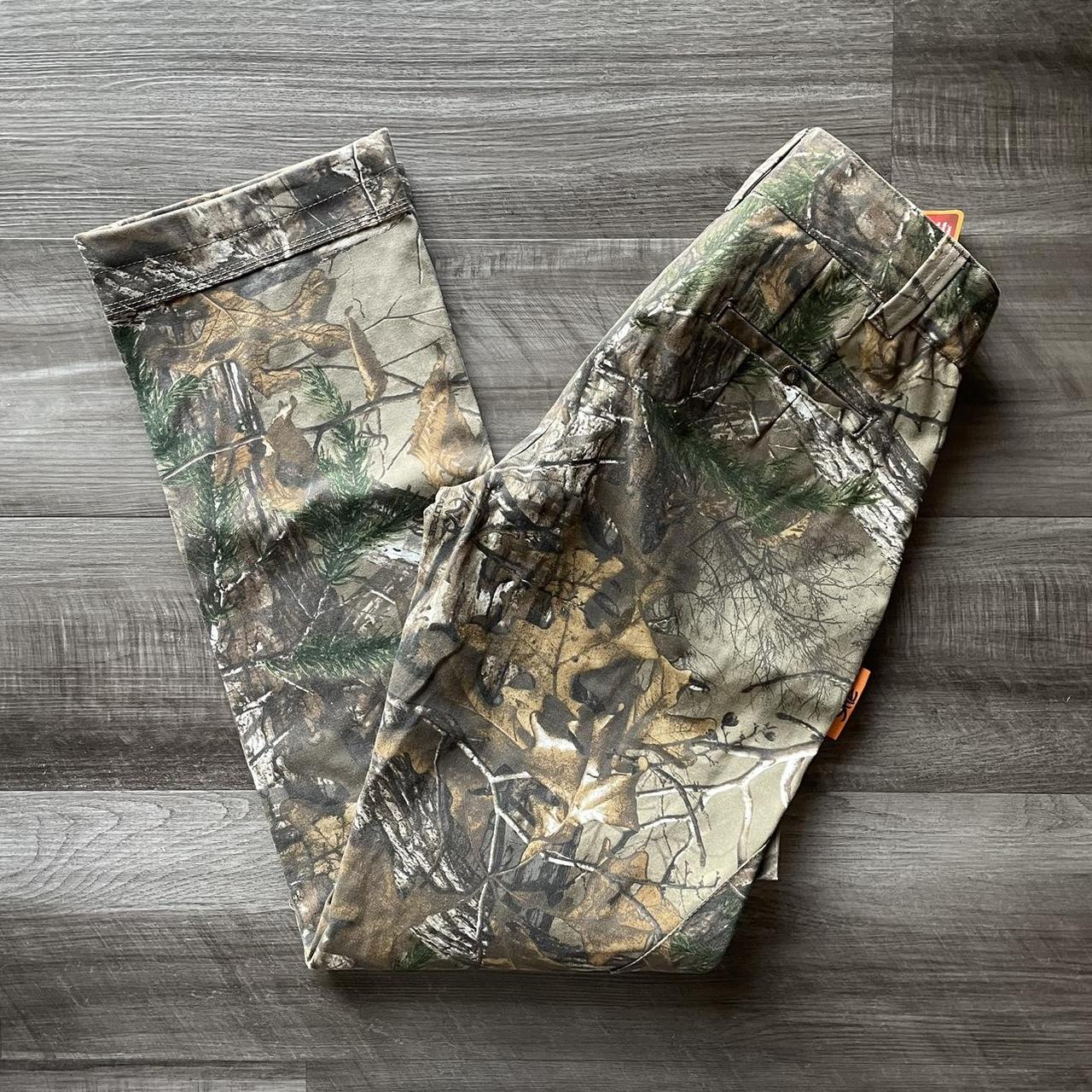 Real tree camo pants. Womens size small in... - Depop
