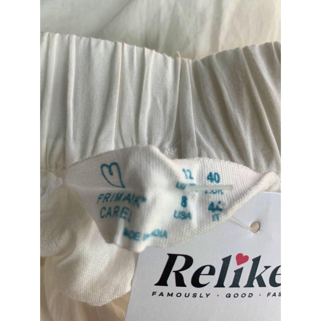 Primark White Tiered Maxi Skirt UK 12 This elegant... - Depop