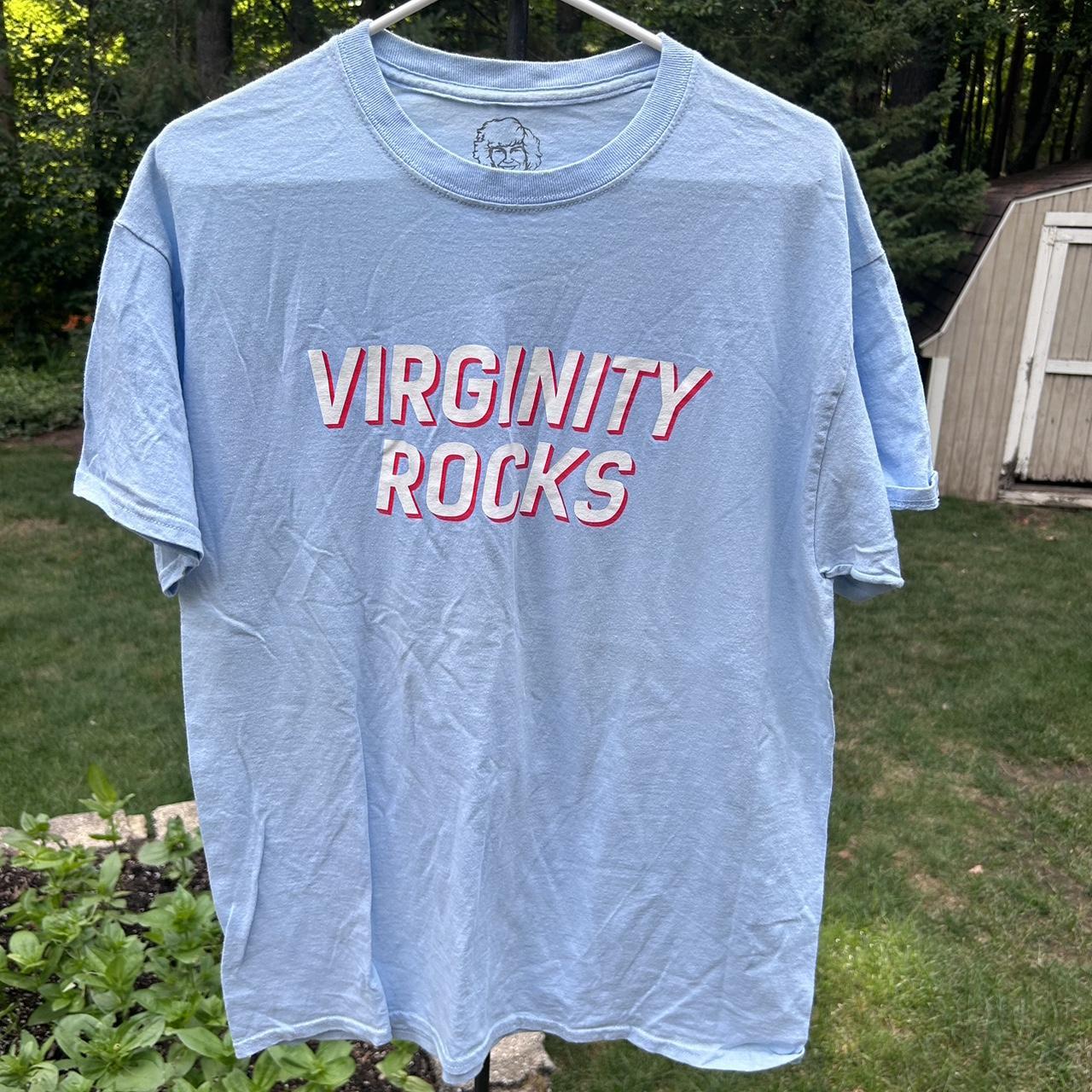 Virginity Rocks T-Shirt Worn once - Depop