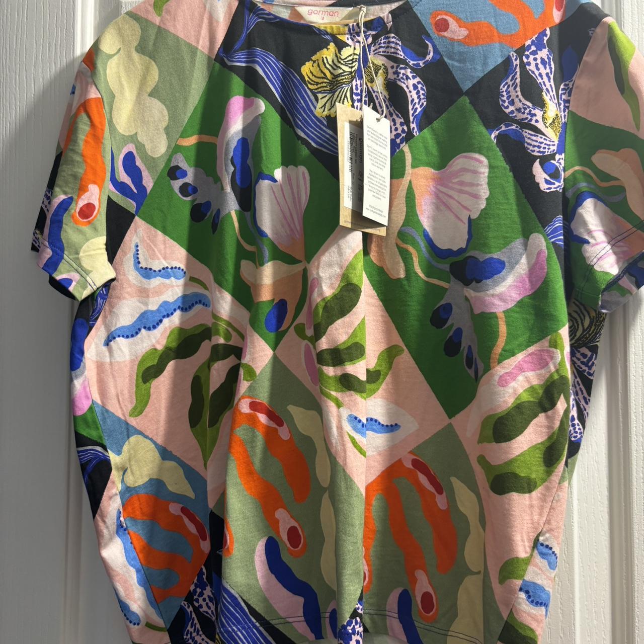 Gorman garden window tshirt Bnwt Size 12 - Depop