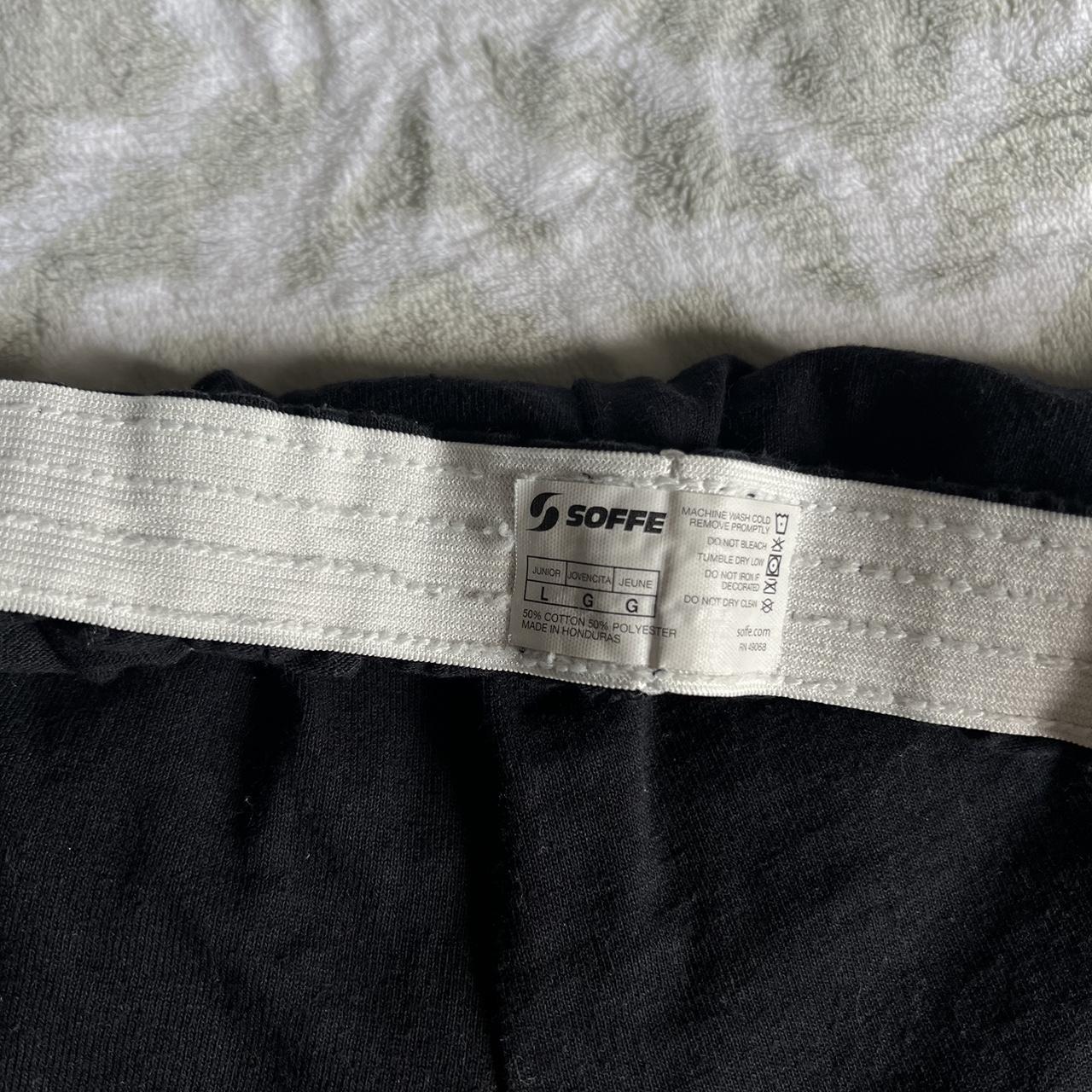 black soffe shorts 🖤 - size is Juniors Large (can... - Depop