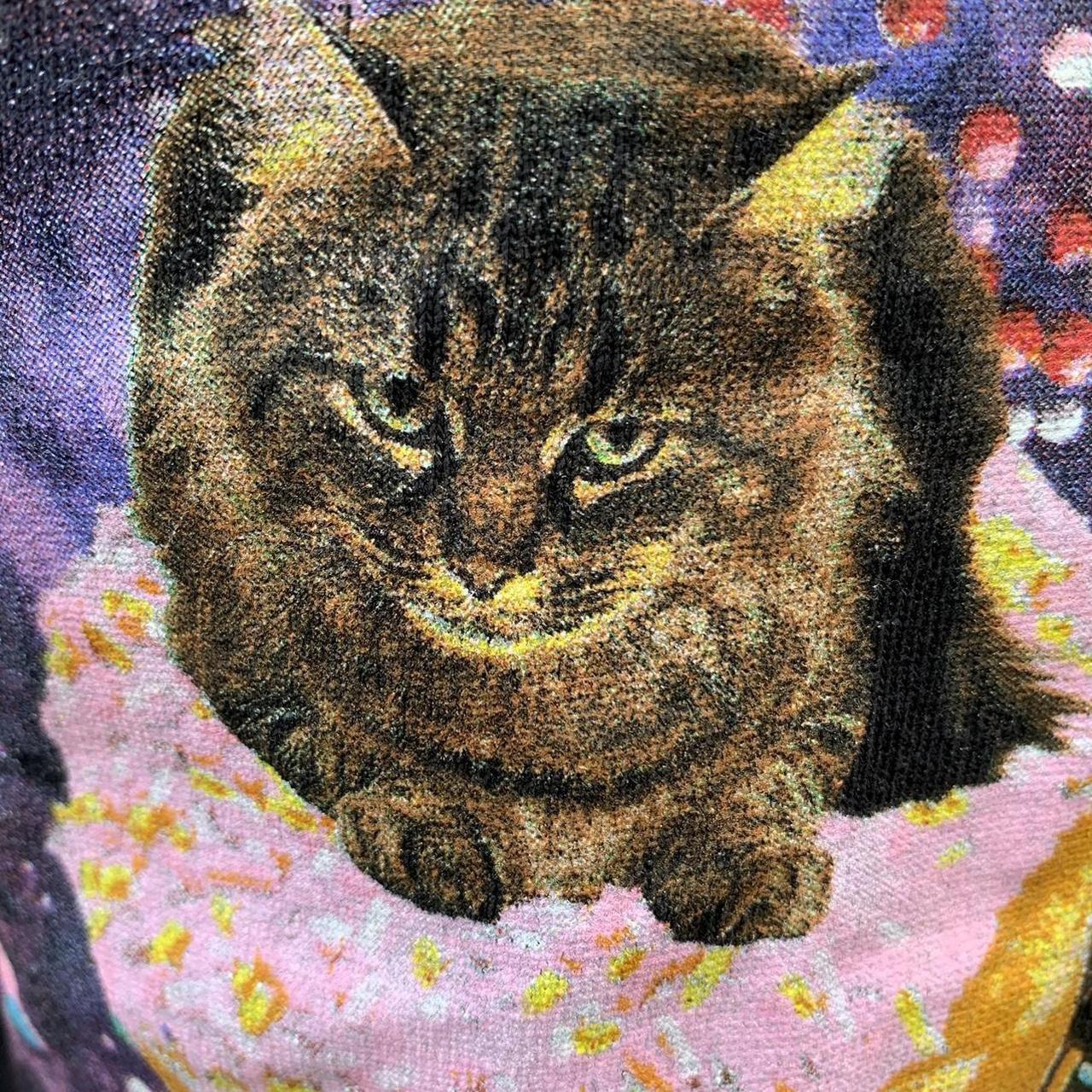 Funky upcycled cats on sprinkle donuts tank. The... | Depop