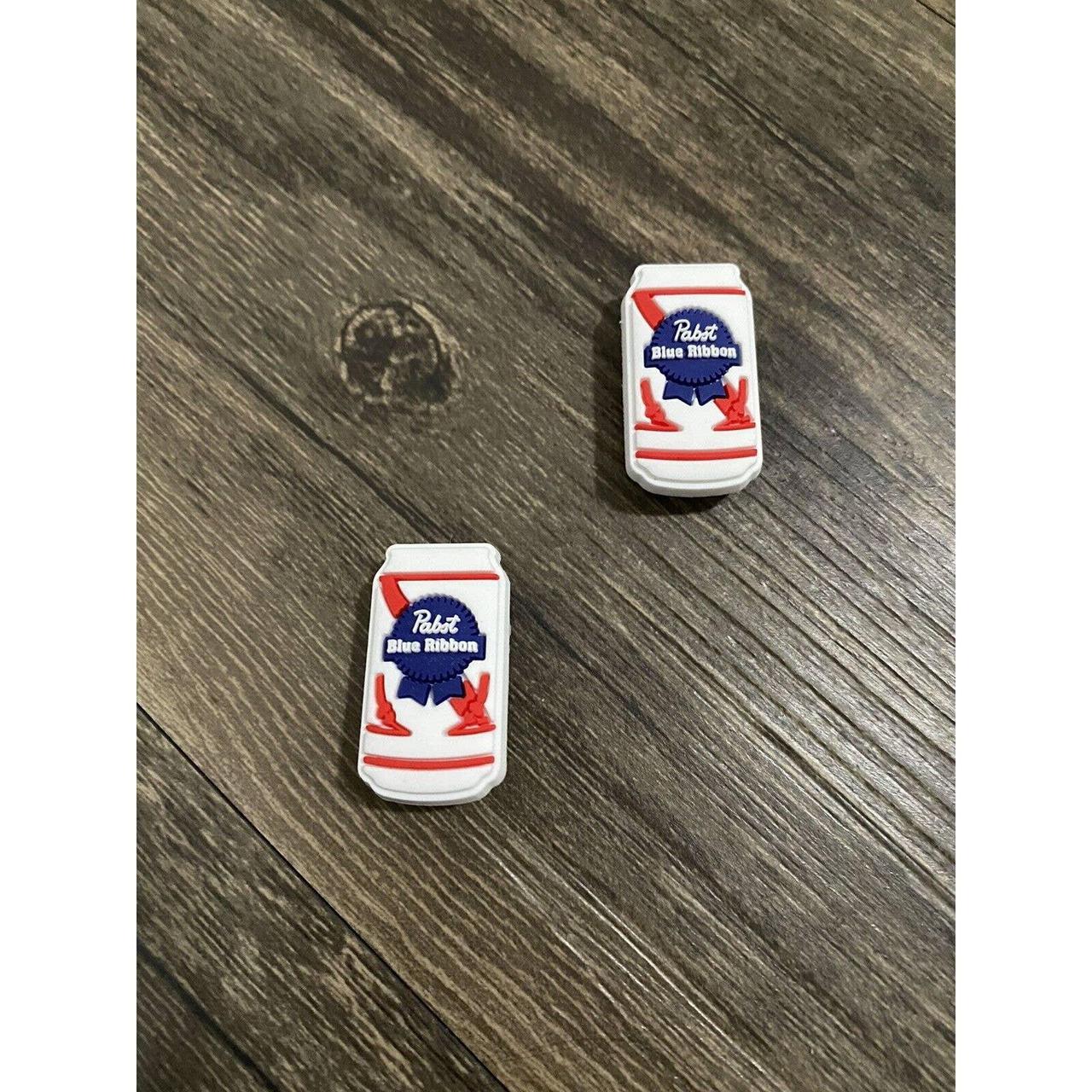 Pabst Blue Ribbon PBR Beer Croc Charms *NEW* Pabst... - Depop