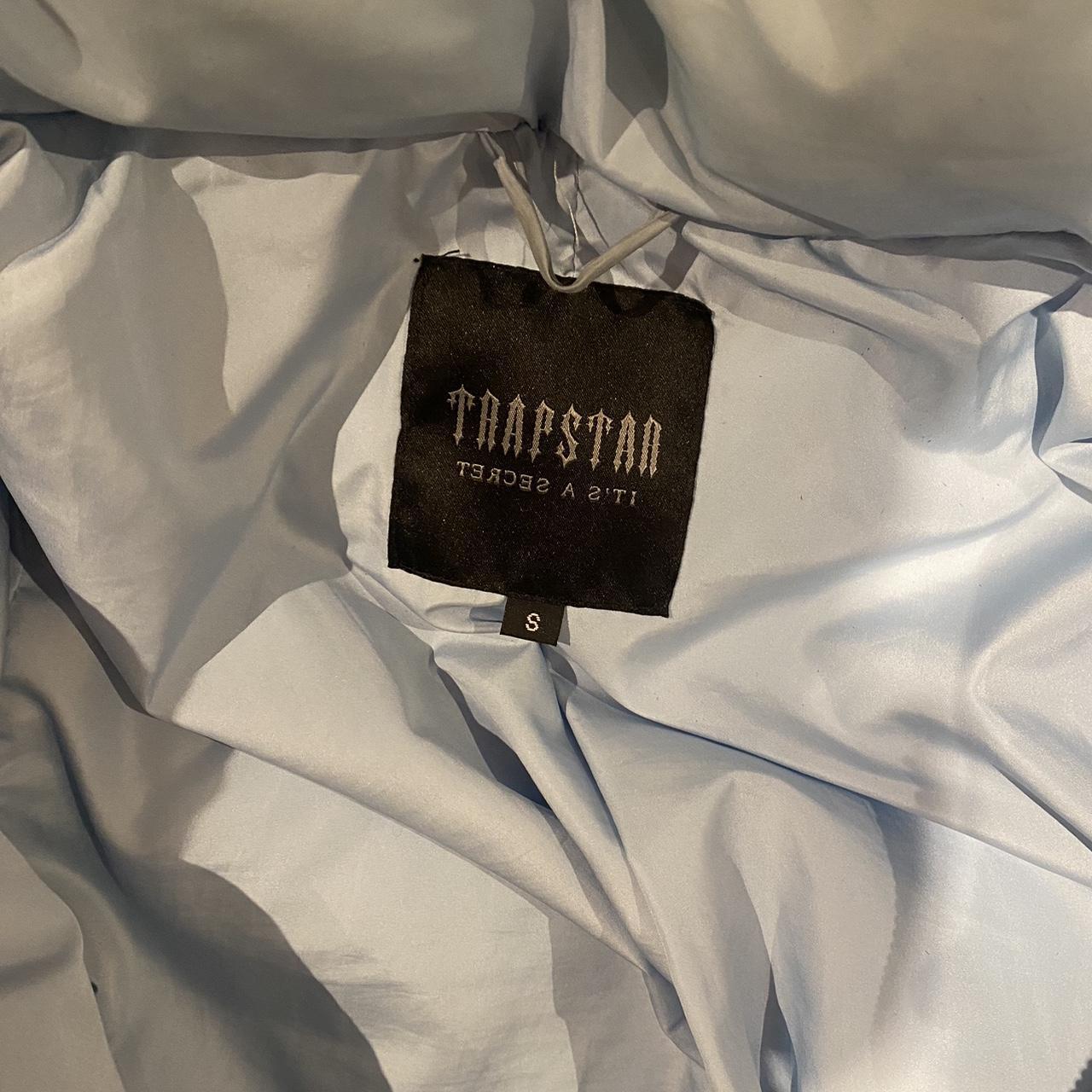 Rare ice blue trapstar coat sensible offers - Depop